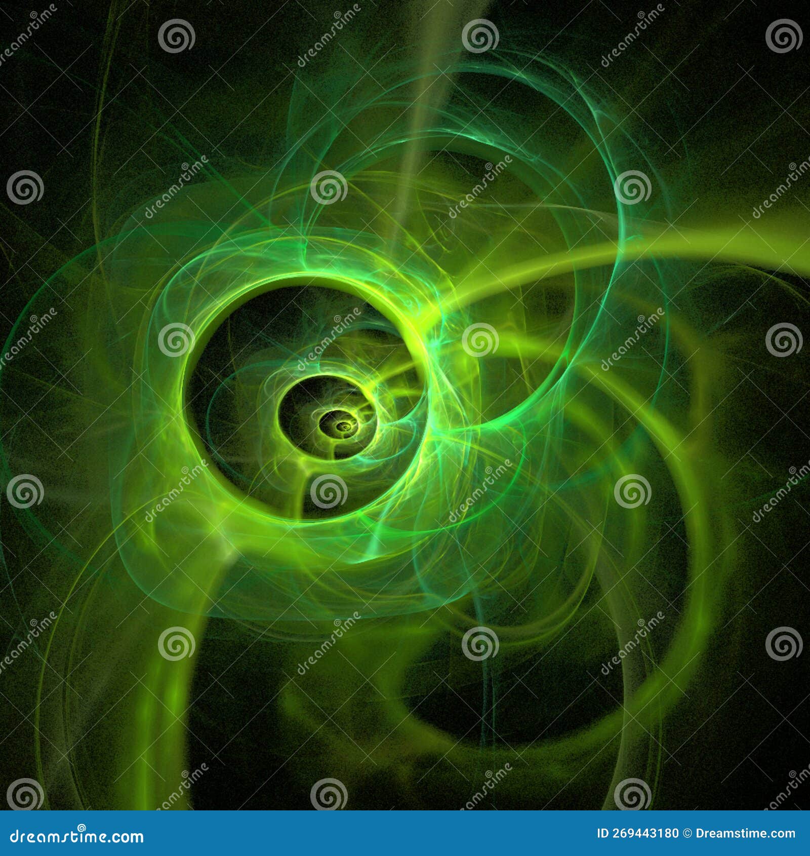 Green Abstract Spherical Linear Pattern on Black Background, Wallpaper ...