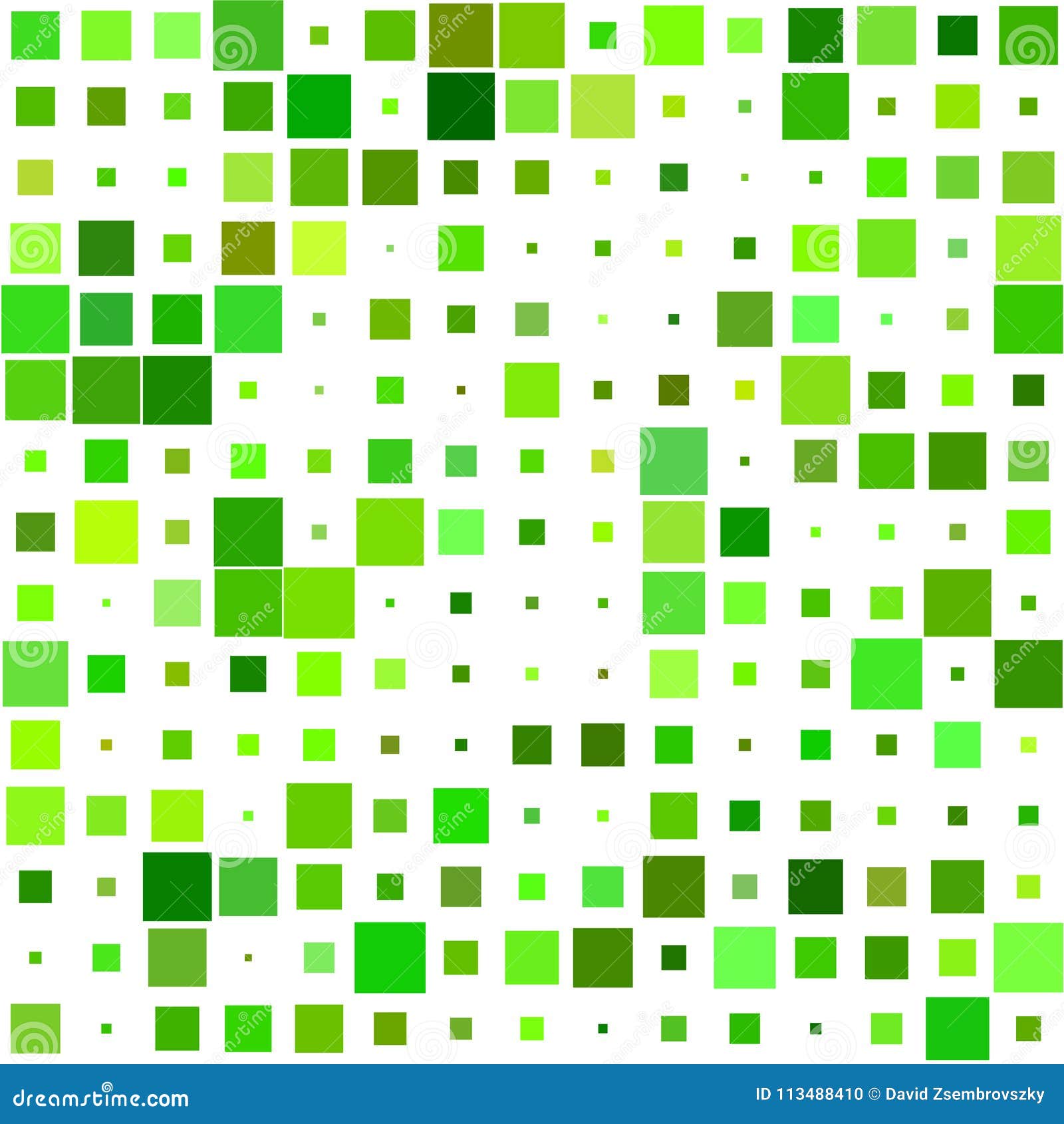 Green Abstract Square Pattern Background Stock Vector - Illustration of ...