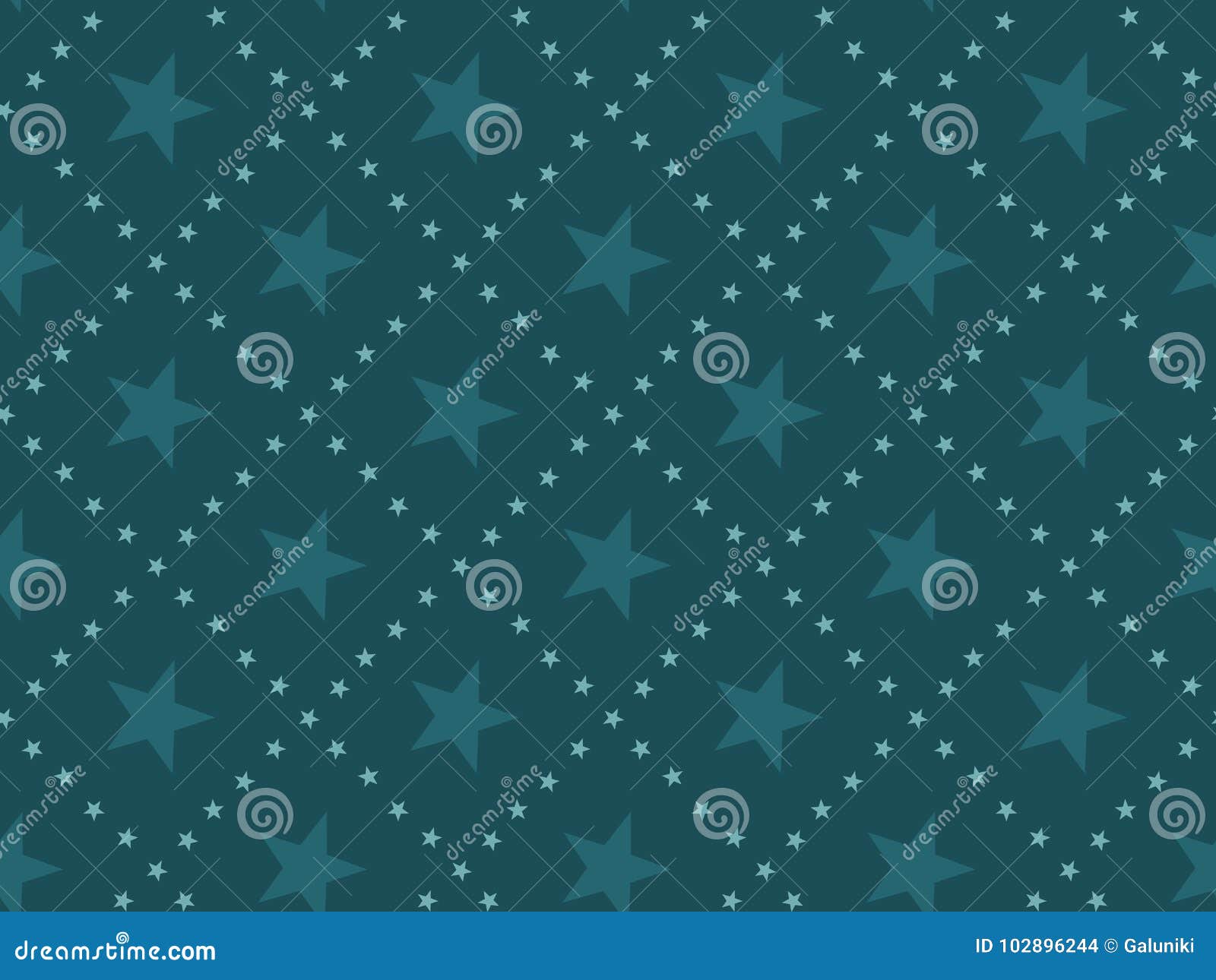 Green Abstract Star Concept Seamless Pattern. Stock Vector ...