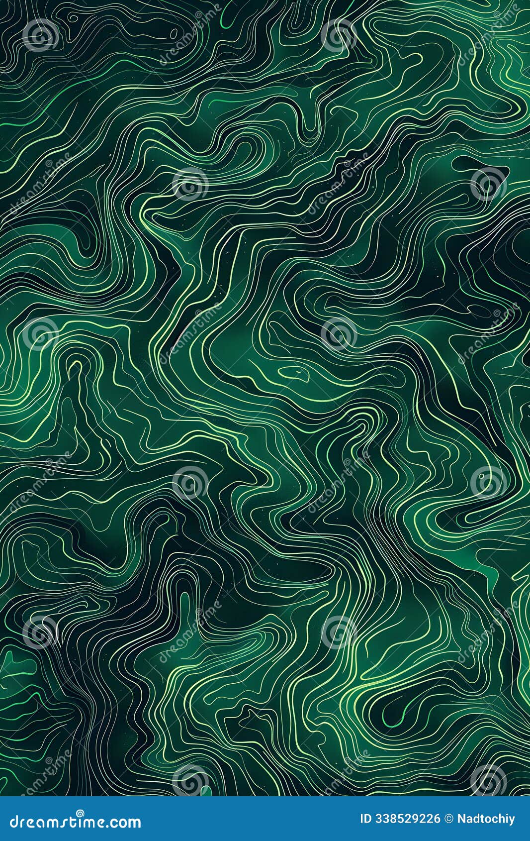 Green Abstract Swirl Pattern Background for Design Stock Photo - Image ...