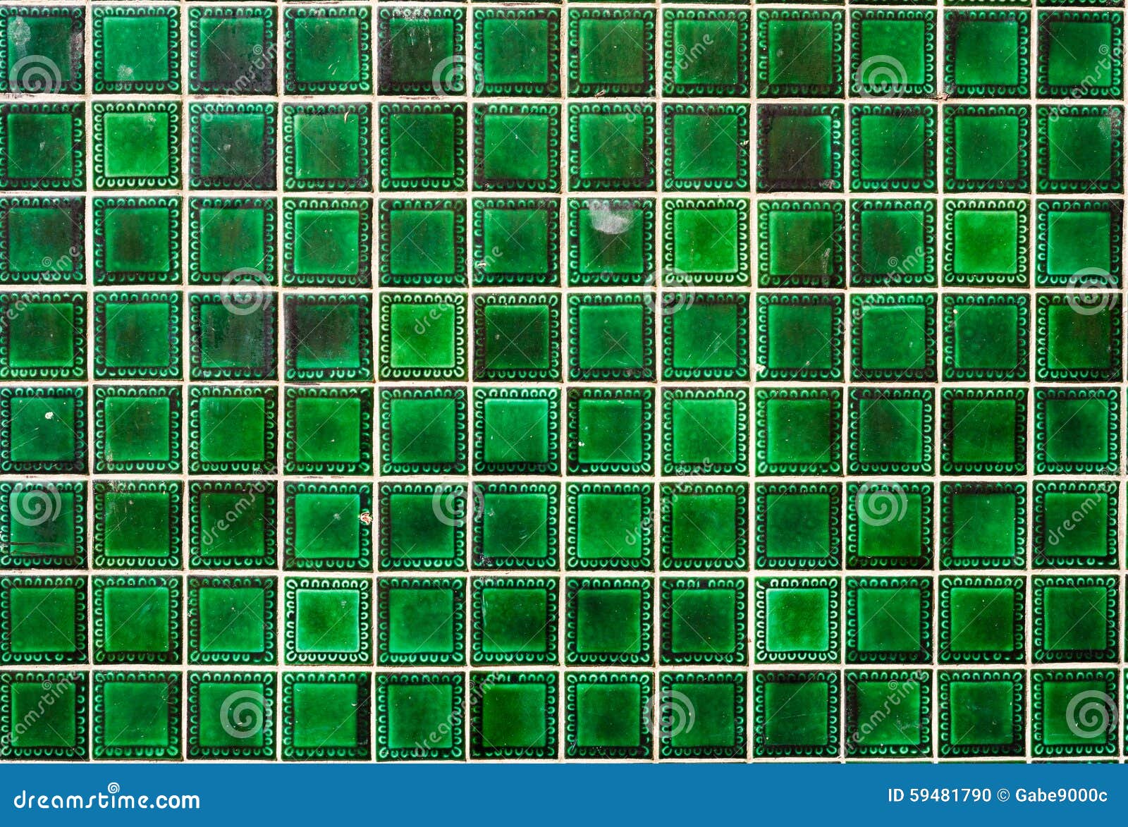 Green Abstract Tile Pattern Stock Photo - Image of graphic, color: 59481790
