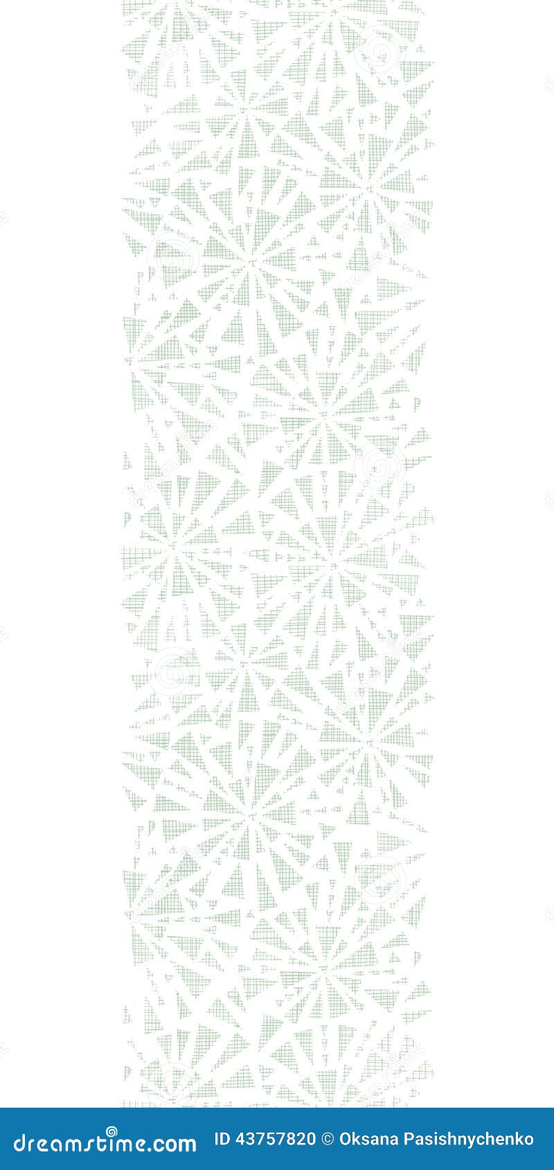 Green Abstract Triangles Textile Texture Vertical Stock Vector ...