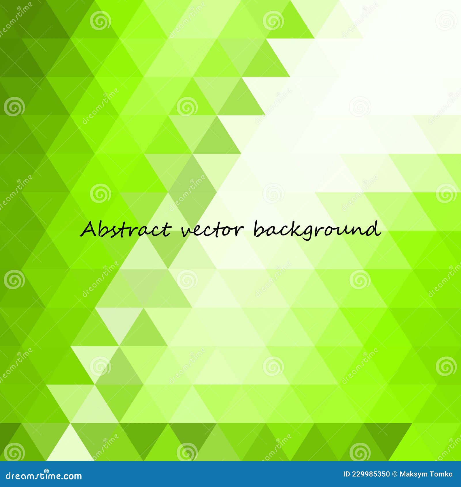 Green Abstract Vector Illustration Polygonal Style. Eps 10 Stock Vector ...