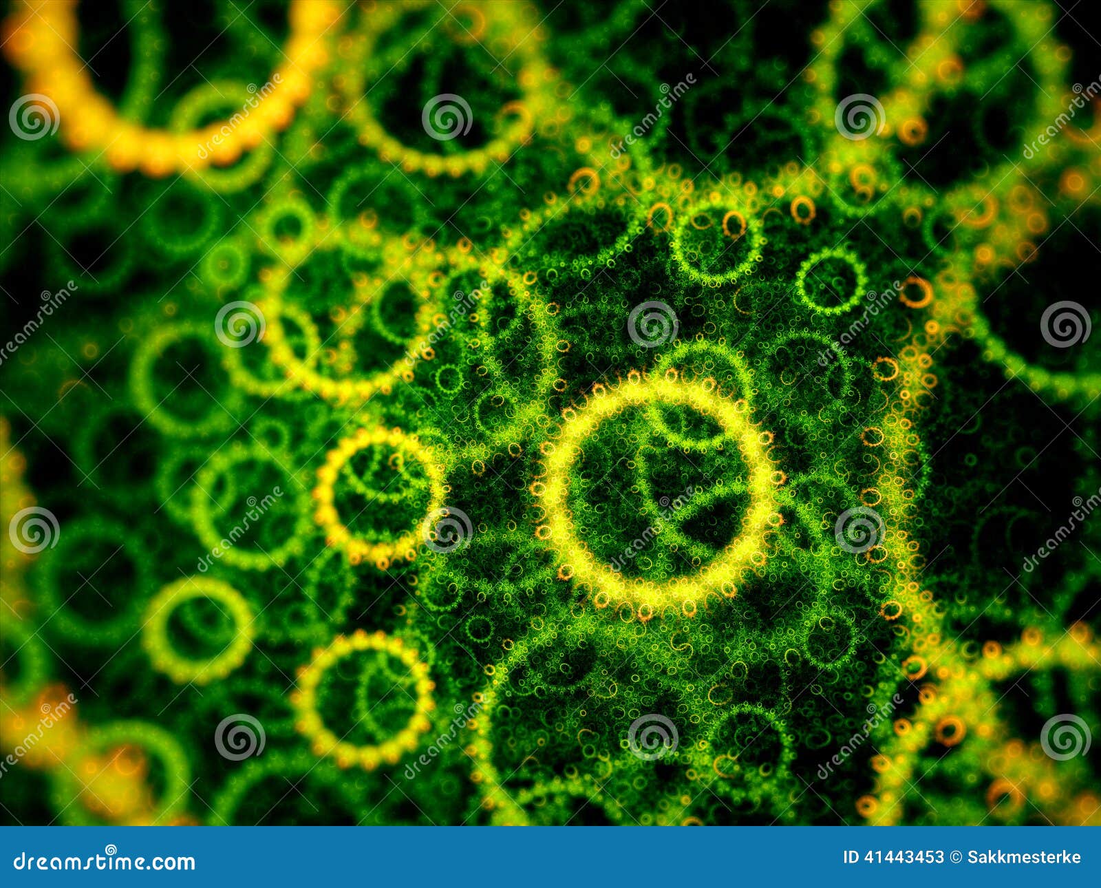Green Abstract Virus Backdrop Stock Image - Image of medicine ...