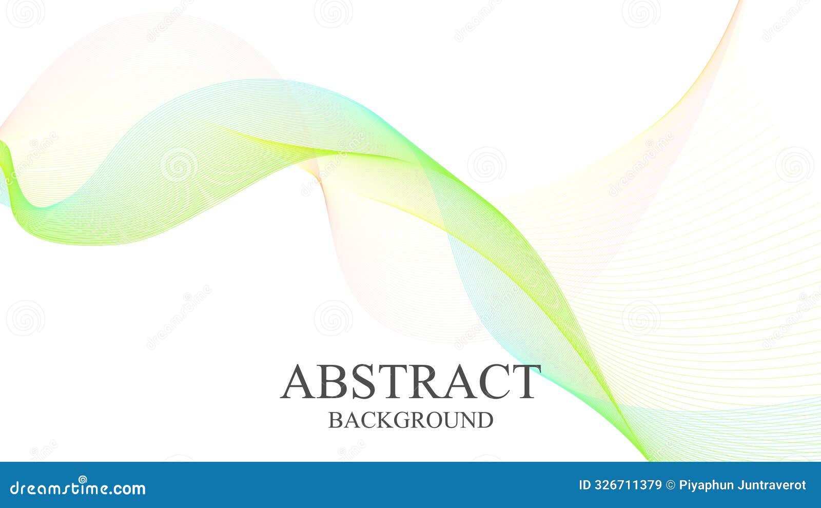 Green Abstract Wave Background with Nature-inspired Design Stock Image ...