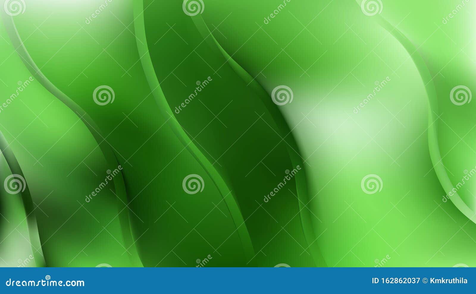 Green Abstract Wave Background Vector Illustration Stock Vector ...