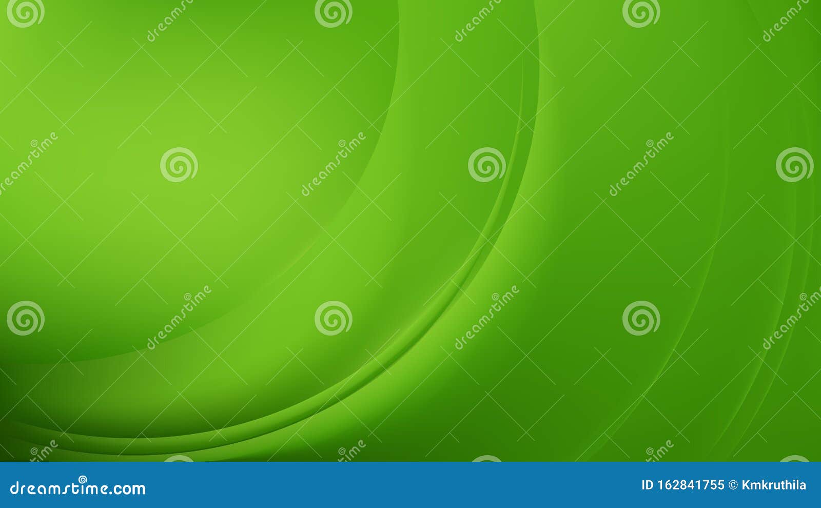 Green Abstract Wavy Background Vector Stock Vector - Illustration of ...