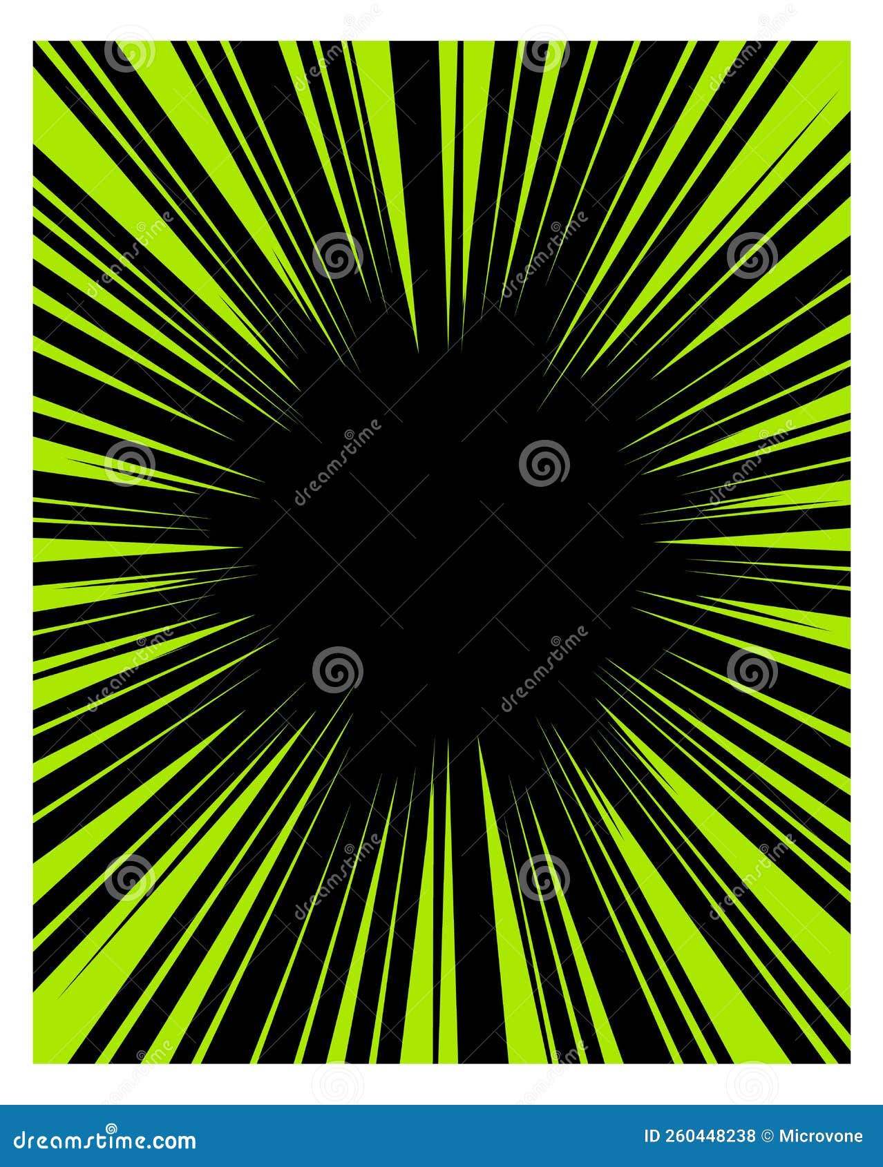 Green Action Lines Dynamic Background. Bursting Motion Stock Vector ...