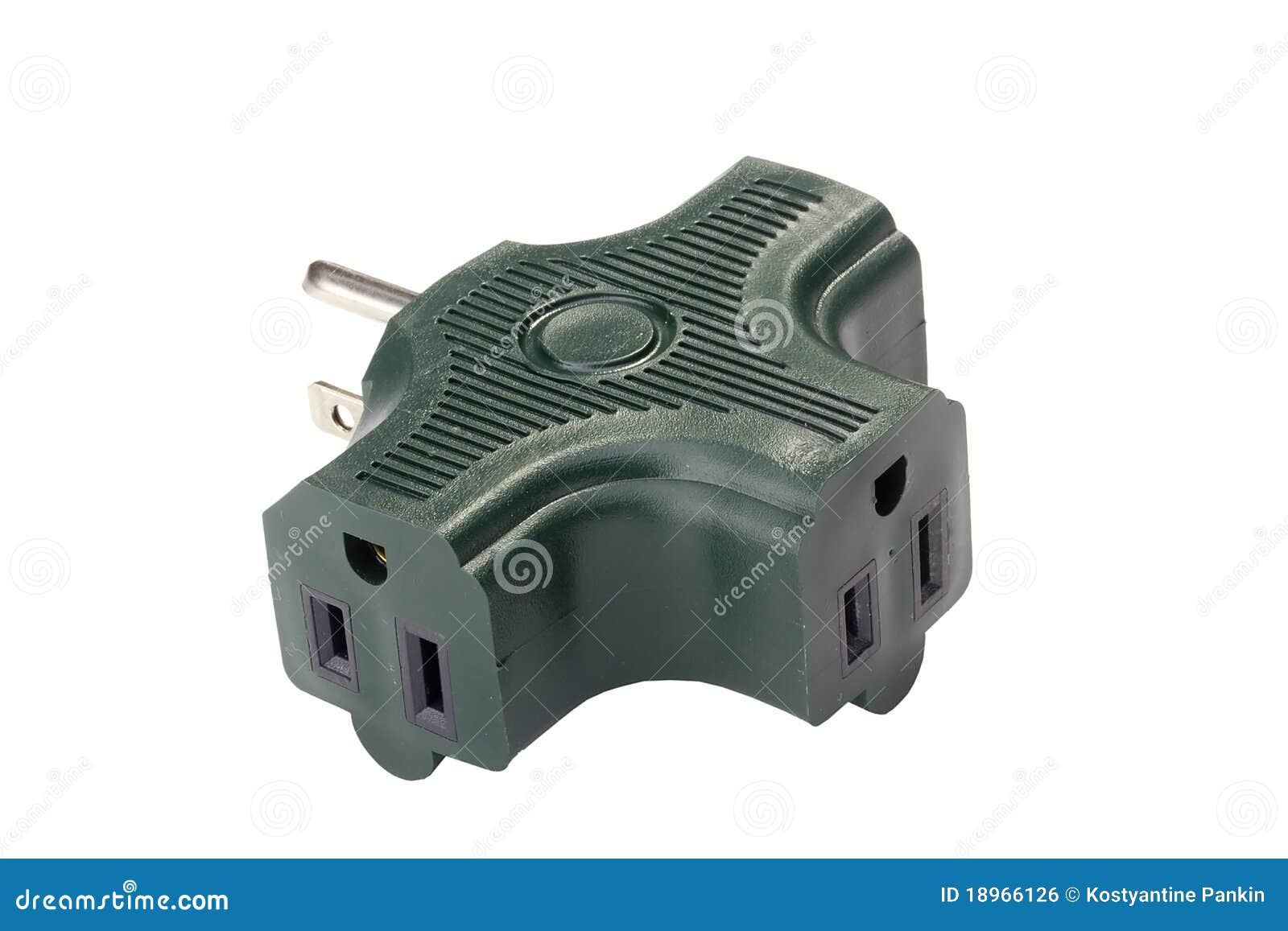 Green Adapter stock photo. Image of tool, connection - 18966126