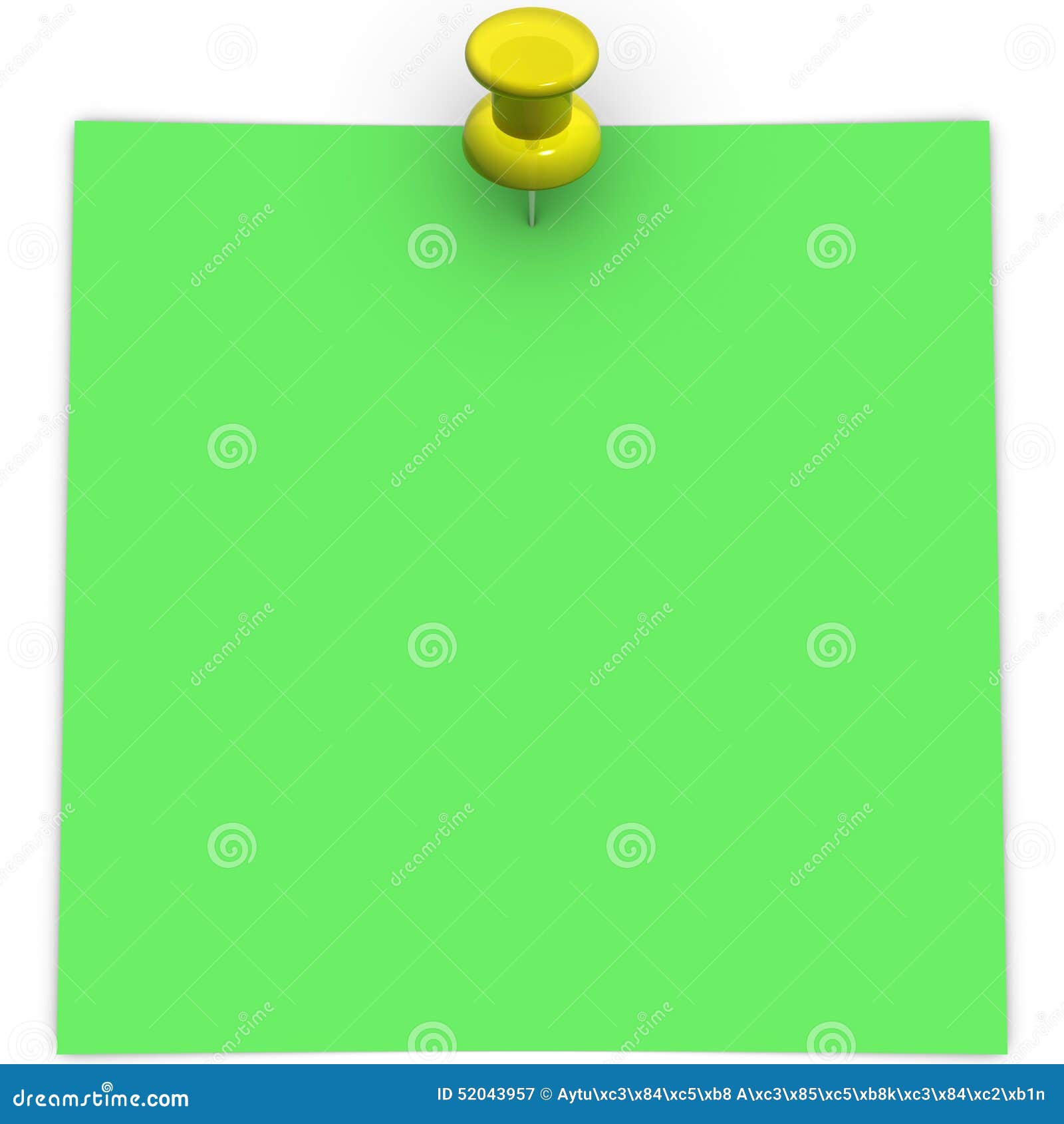Green Post It Clipart