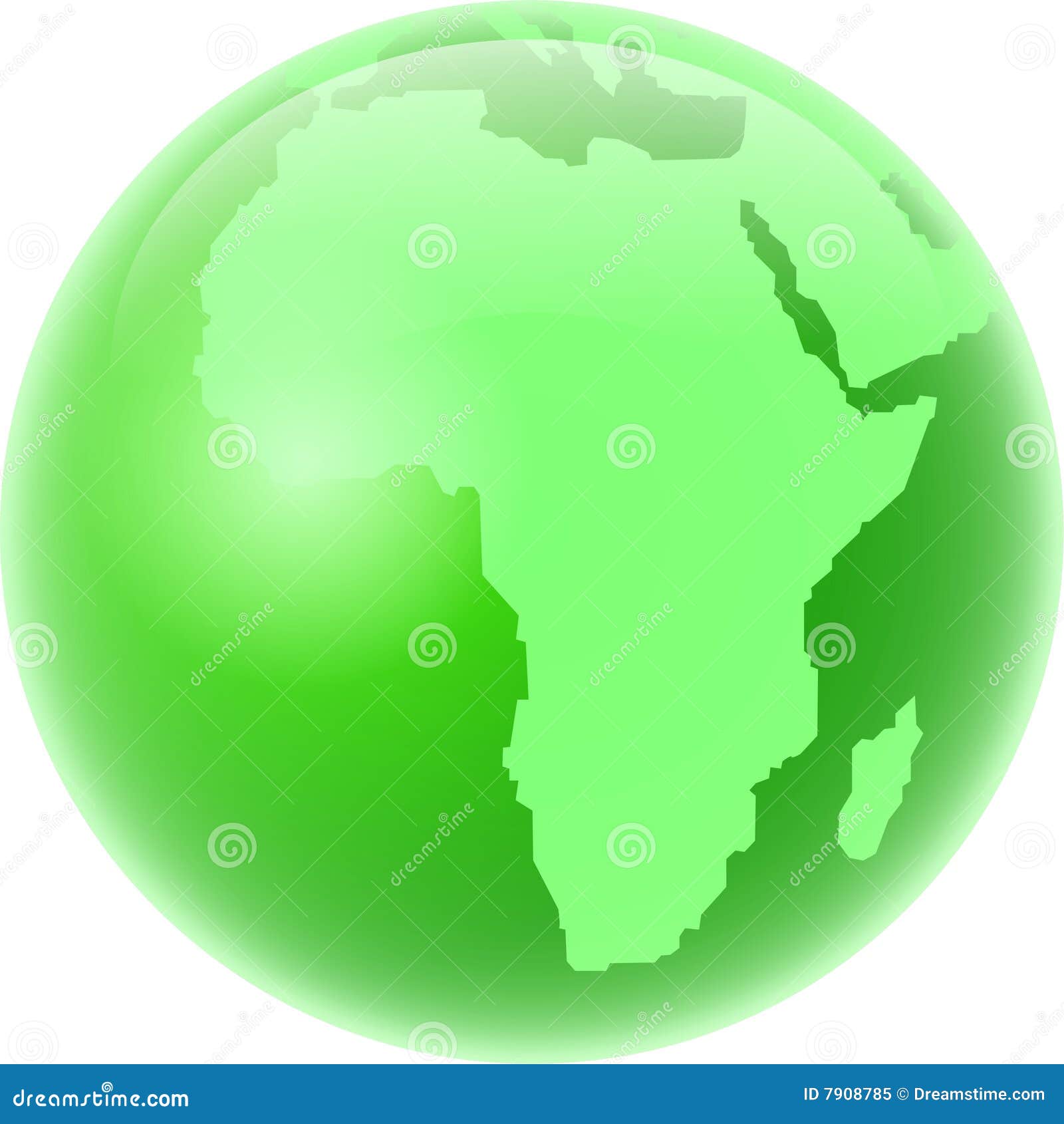 Green africa stock illustration. Illustration of atlas - 7908785