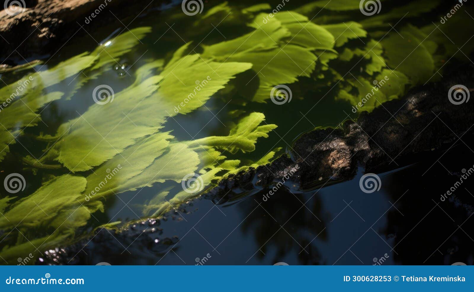 Green Algae Chlorophyta Seaweed Stock Image - Image of cellular ...