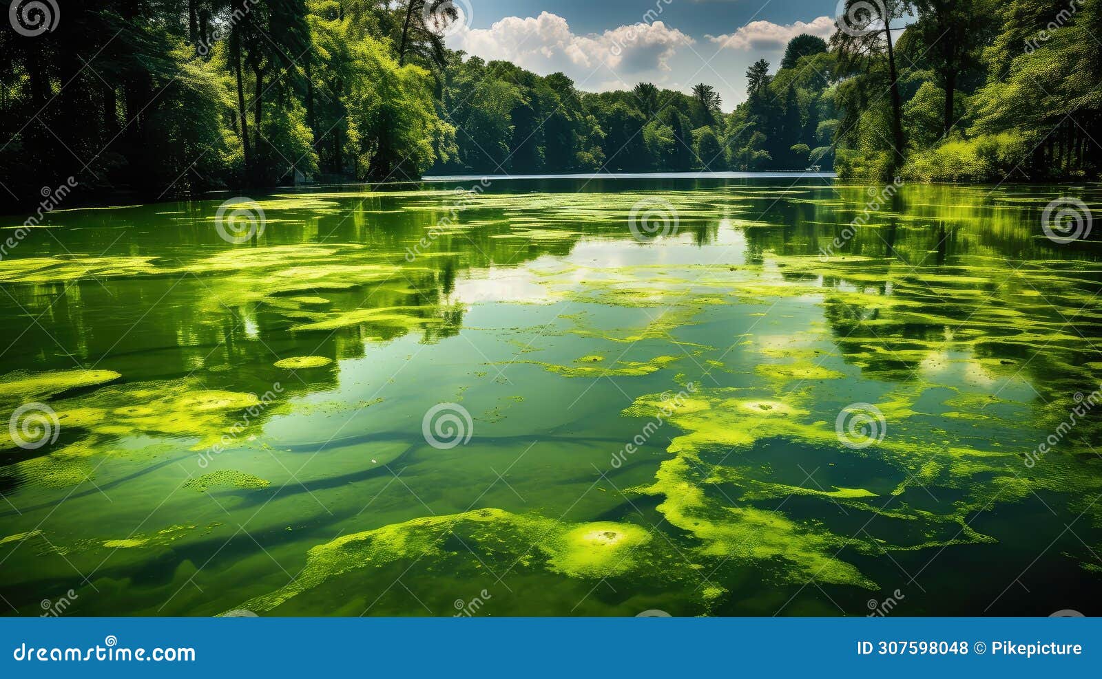 Algae Lake Texture Royalty-Free Stock Photo | CartoonDealer.com #123761451
