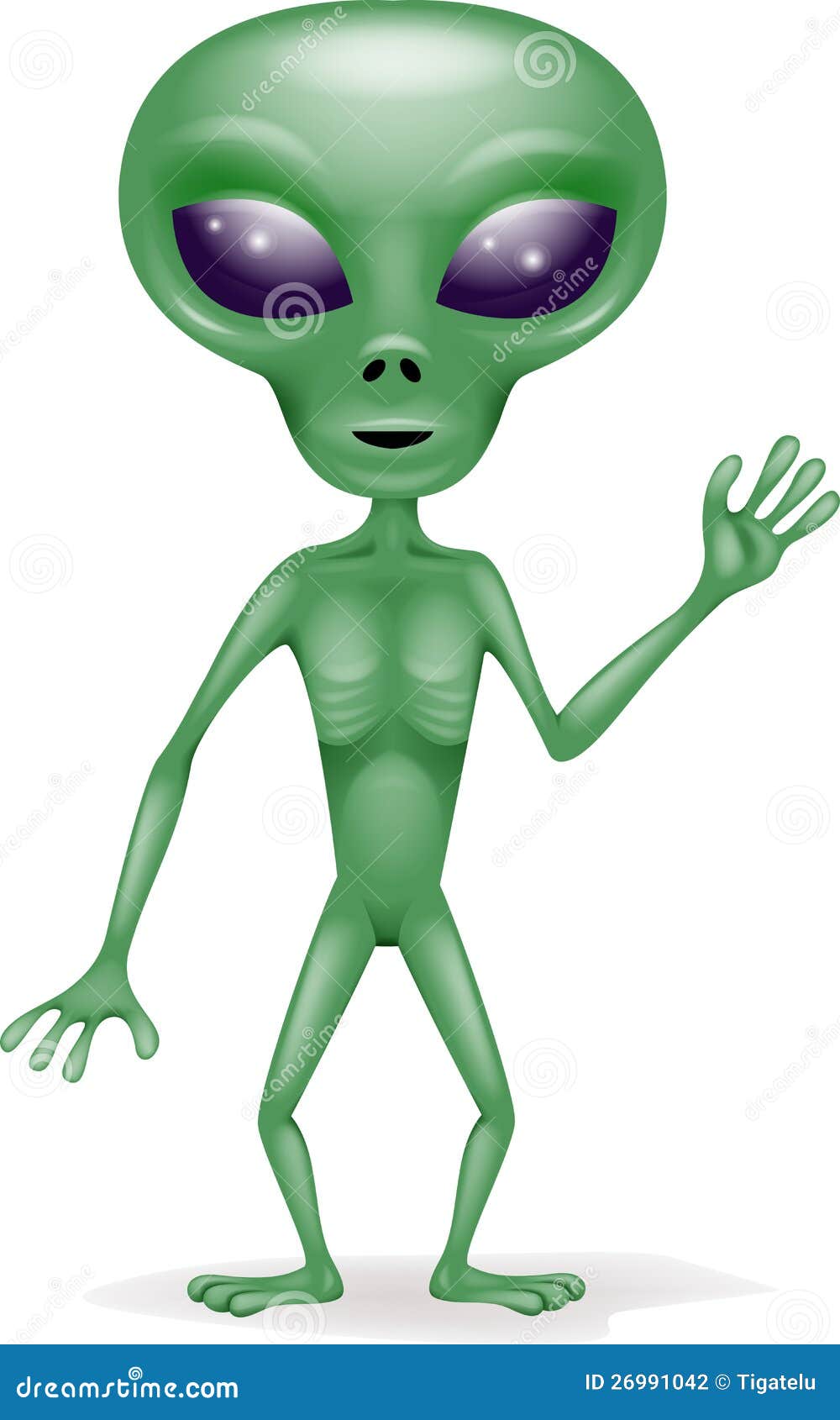 Green Alien Stock Photography - Image: 26991042