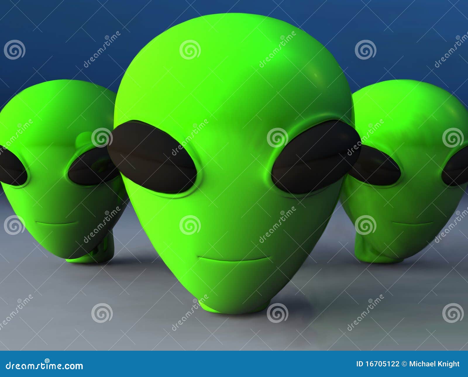 Green Alien Heads stock illustration. Illustration of invaders - 16705122