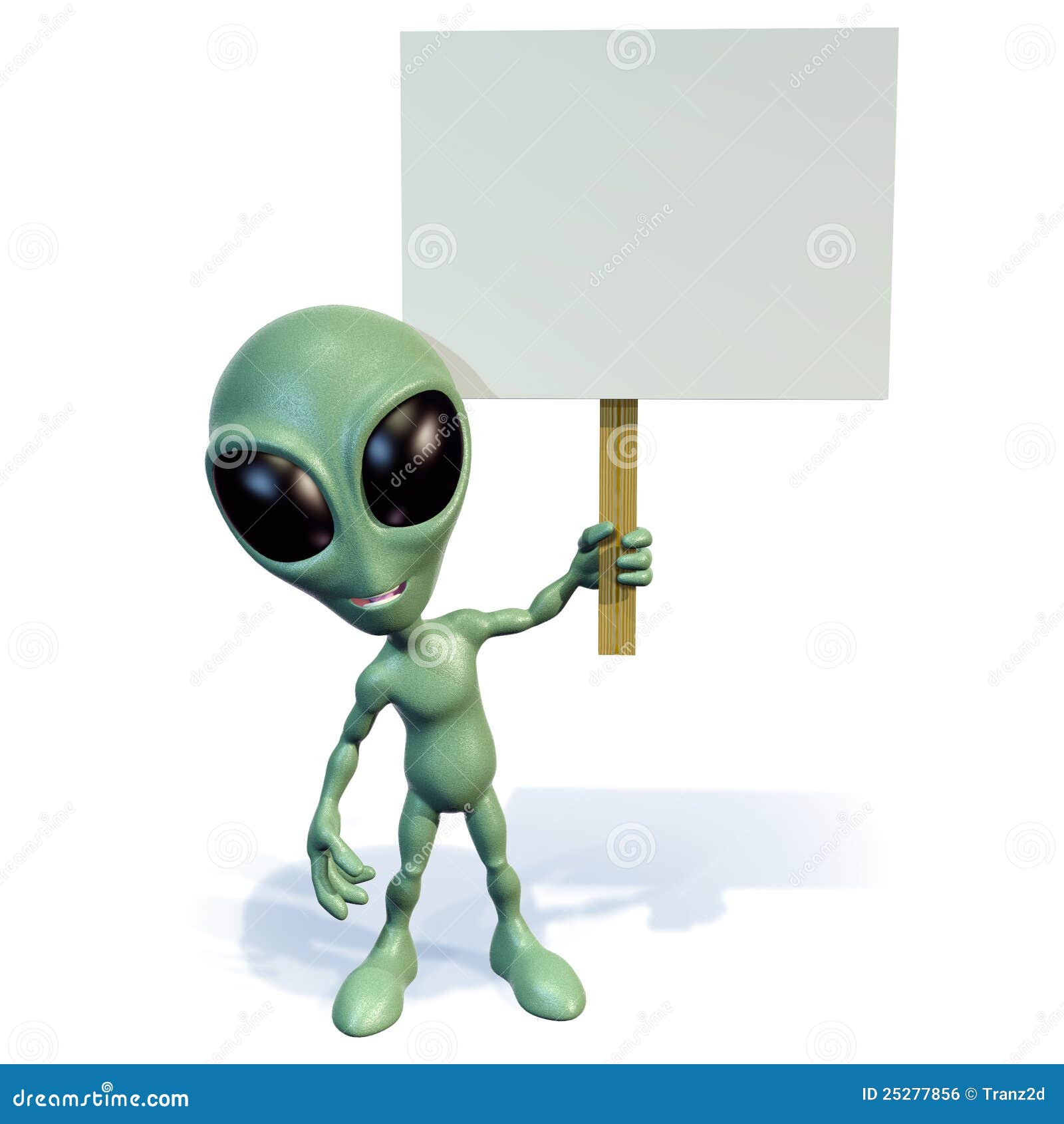 A Green Alien Character With Big Eyes In A Spacesuit Cartoon Vector ...