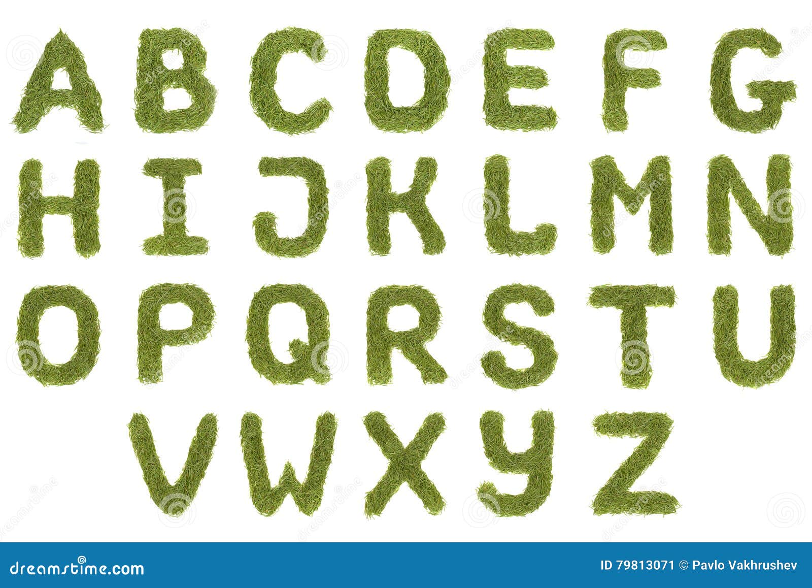 Green alphabet a-Z stock image. Image of font, character - 79813071