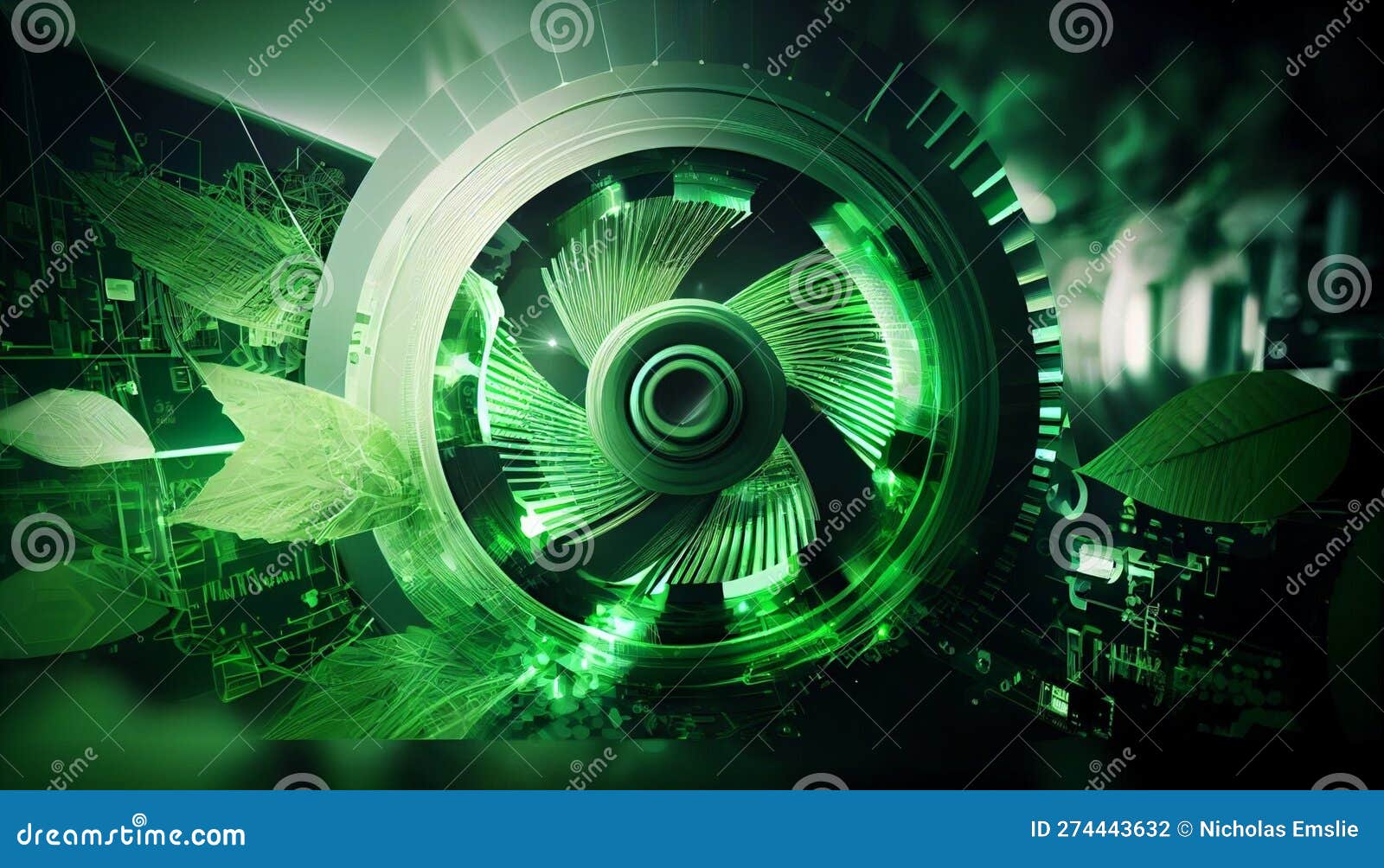 Green Alternative Energy Abstract Wallpaper Background for ...