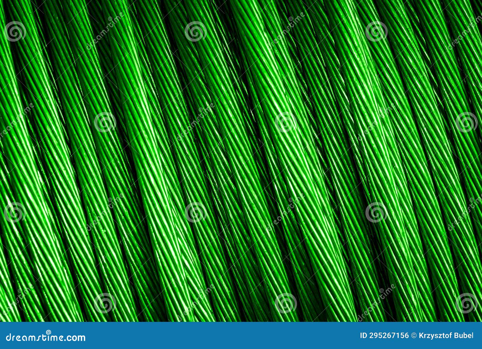 Green Aluminum Electric Cable.background or Texture Stock Photo - Image ...