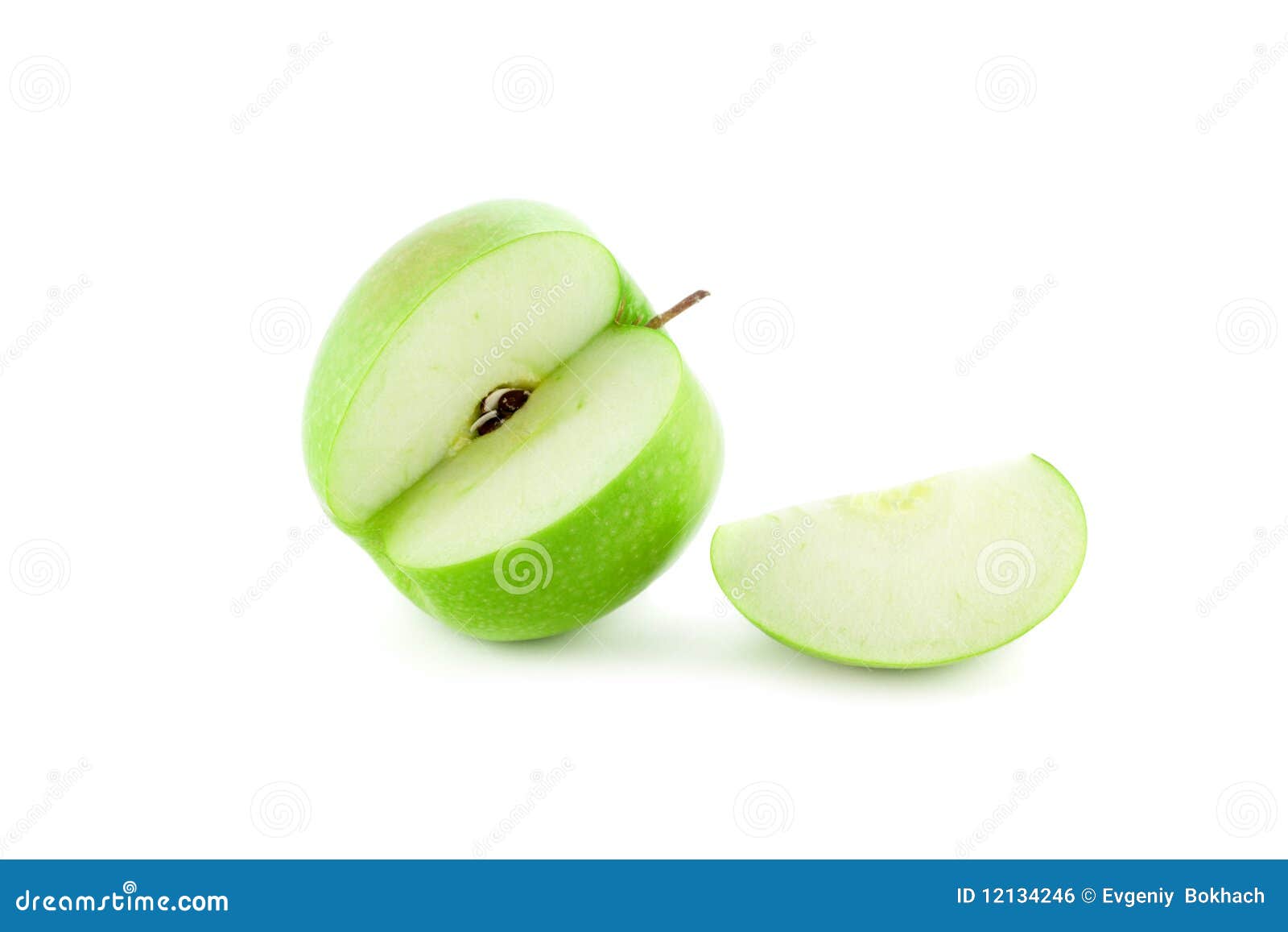Green apple stock photo. Image of ripe, snack, shot, green - 12134246