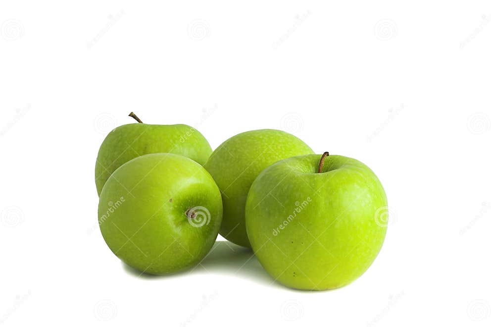 Green apple stock image. Image of fruits, delicious, fruity - 1705905
