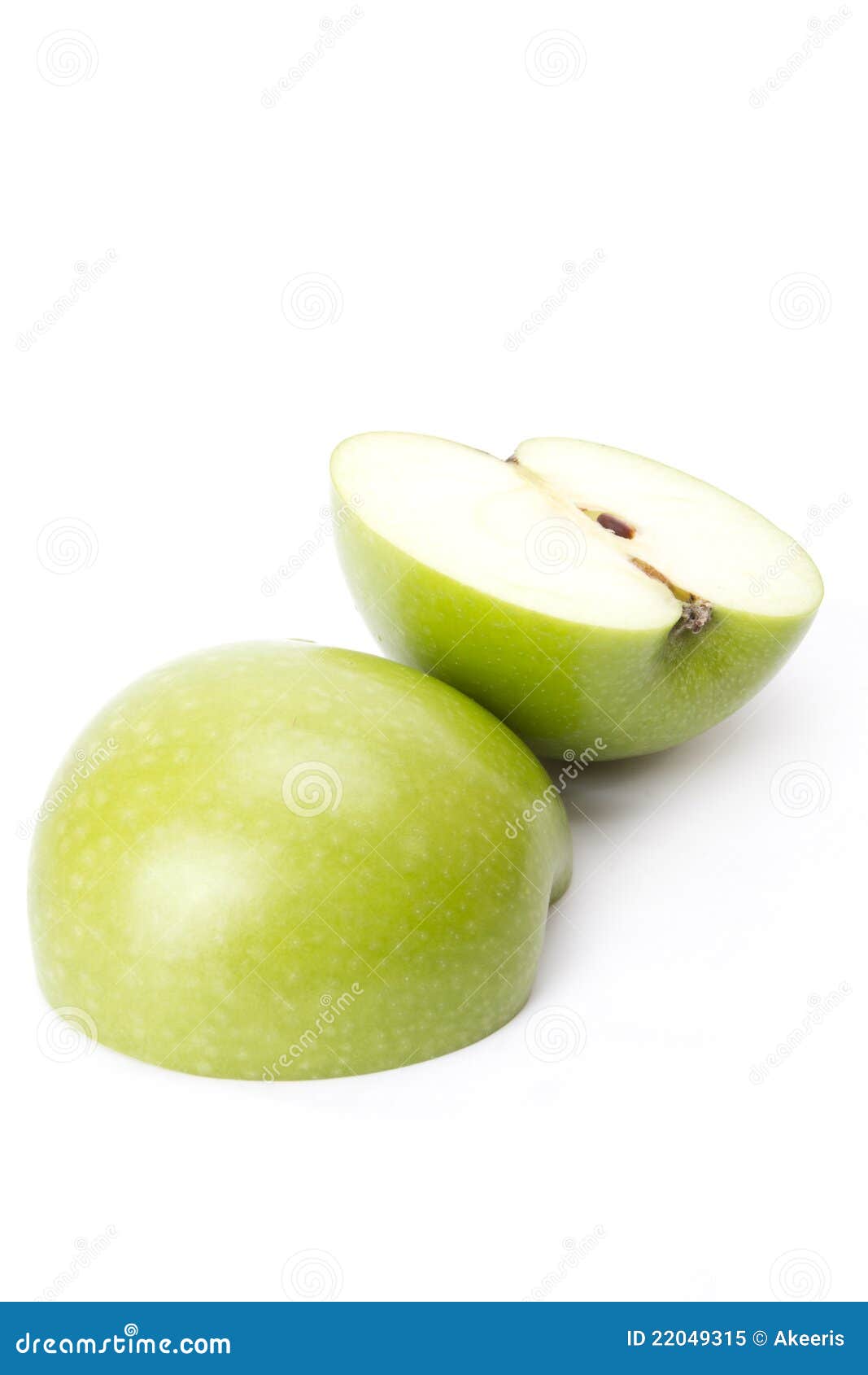 Green apple stock image. Image of natural, macro, apple - 22049315