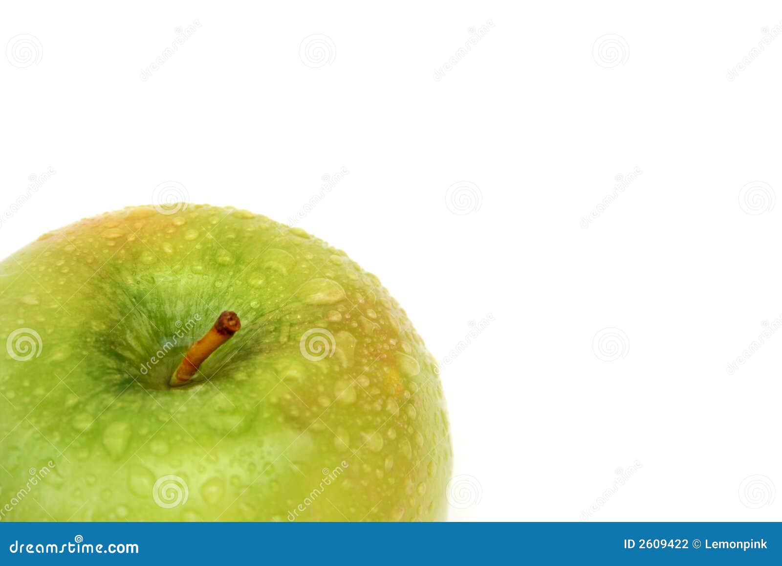 Green apple stock photo. Image of color, nutrition, green - 2609422