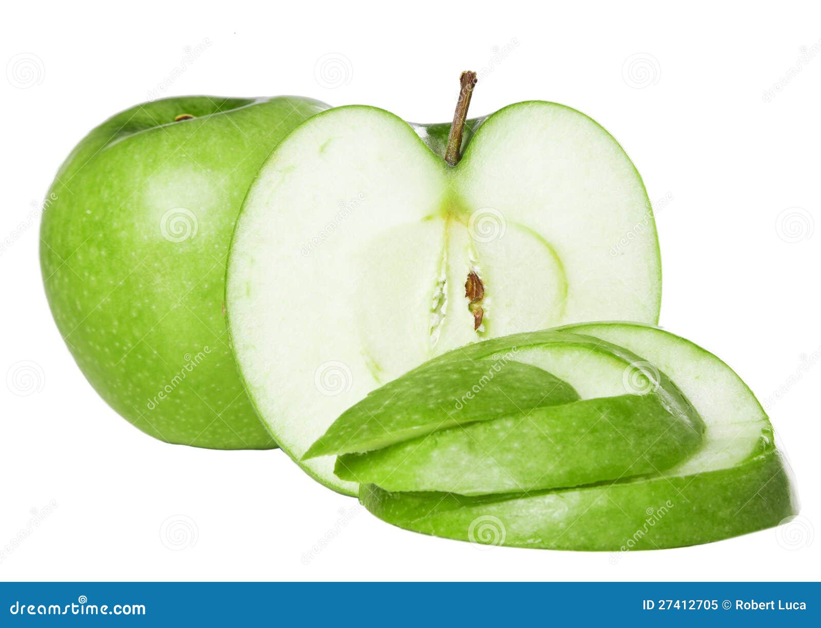 Green Apple stock image. Image of garden, food, drop - 27412705