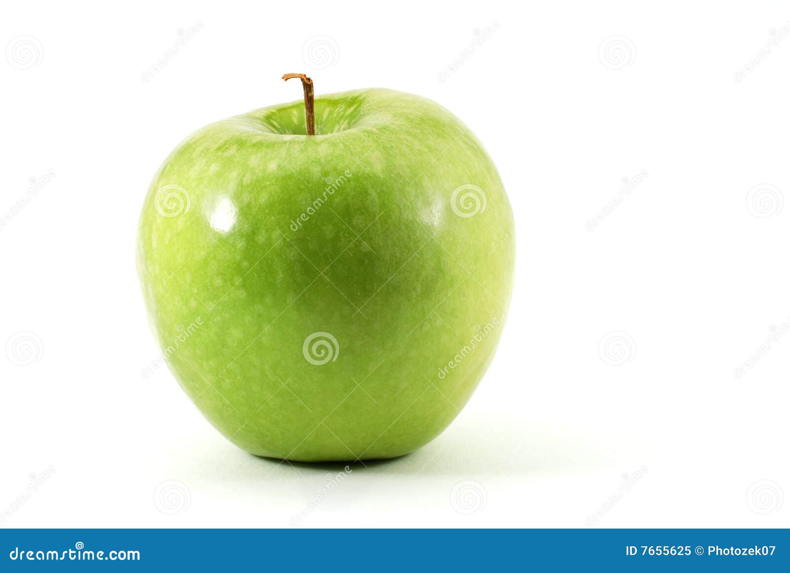 Green apple stock image. Image of closeup, fruit, freshness - 7655625