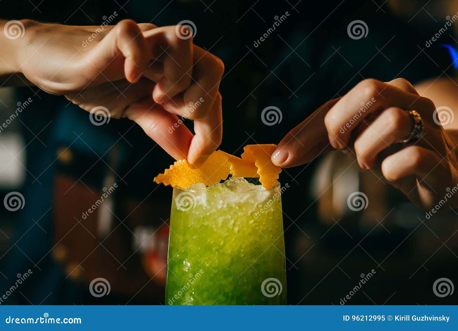 Green apple cocktail stock image. Image of mojito, alcoholic - 96212995