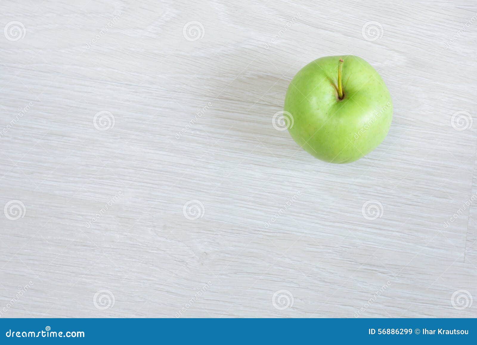 Green Apple Isolated, Top View Stock Image - Image of ripe, fresh: 56886299