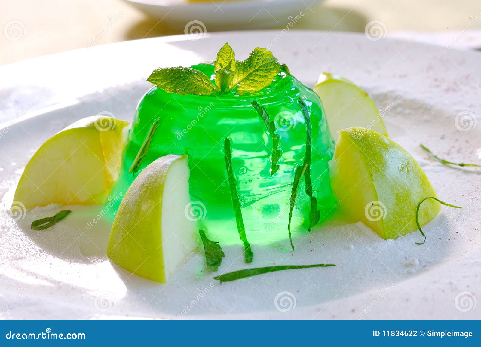 Green apple jelly stock photo. Image of food, tasty, dessert - 11834622