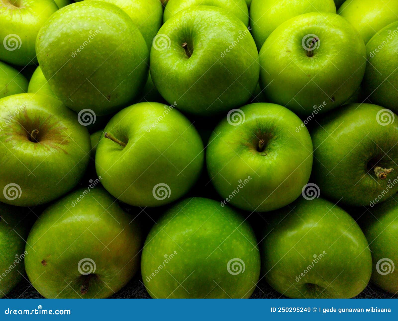 Green Apple look so fresh stock image. Image of apple - 250295249