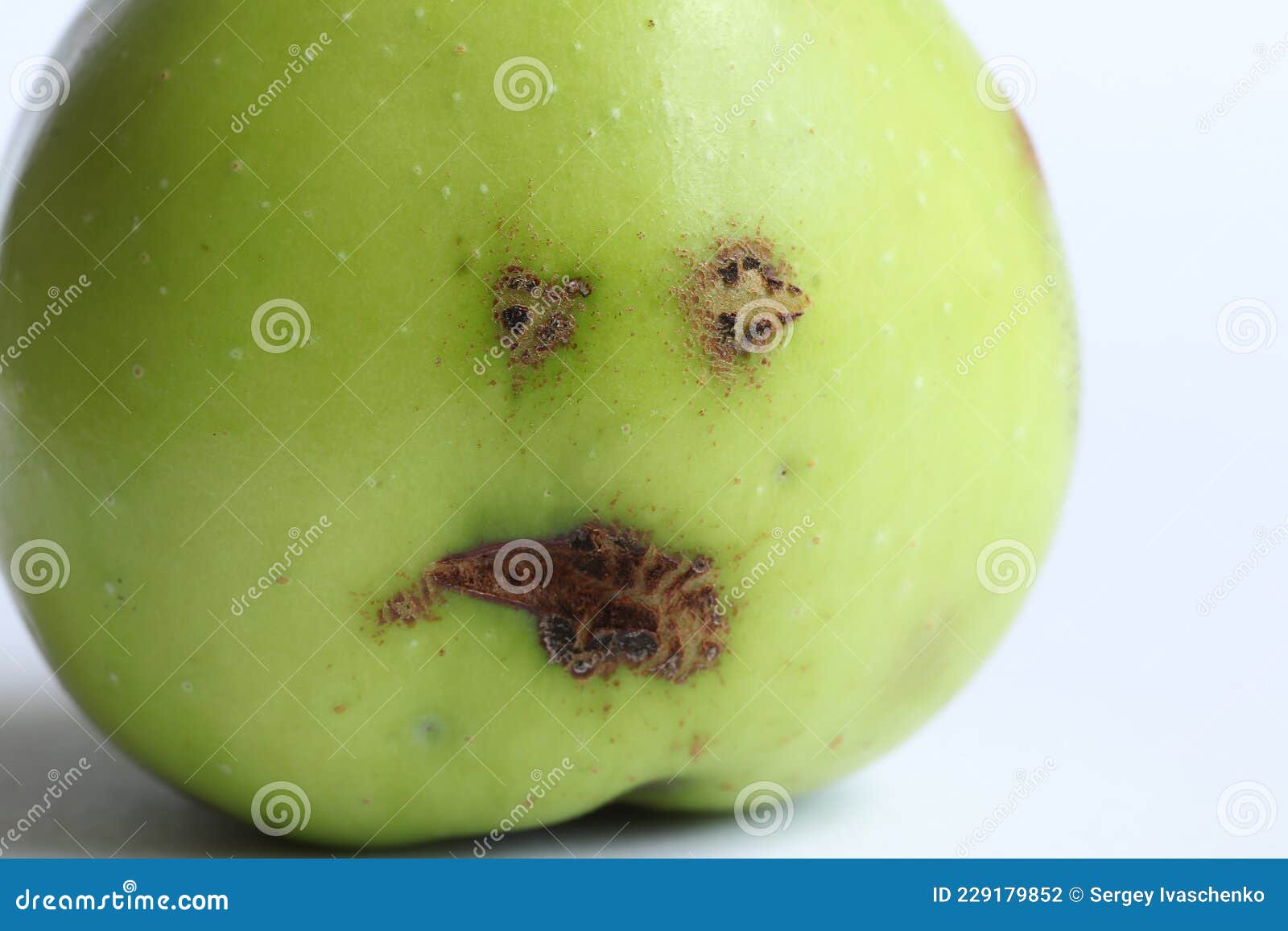 Apple emoticon. stock photo. Image of face, health, green - 229179852