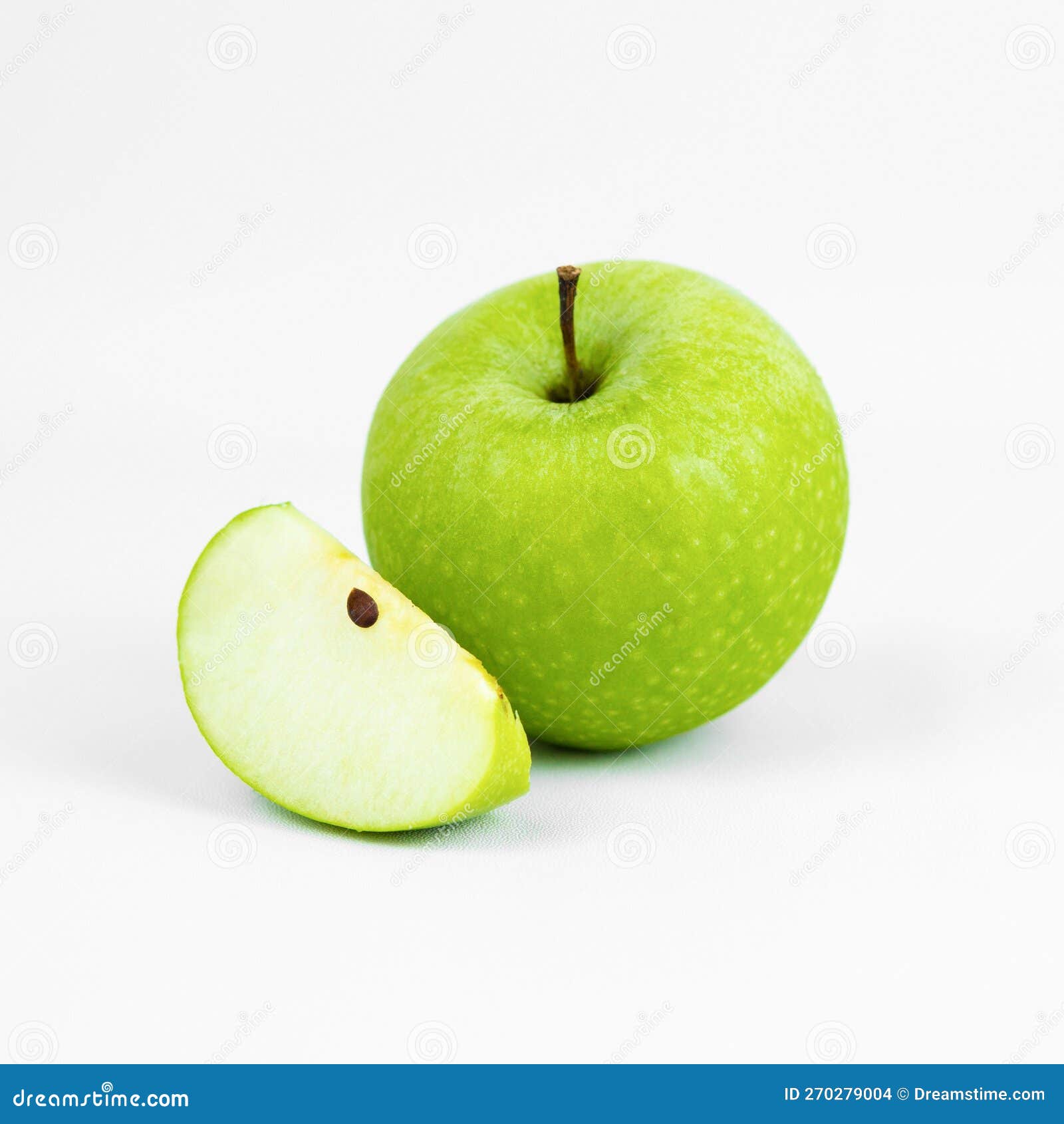 Green apple slice stock photo. Image of tree, green - 270279004