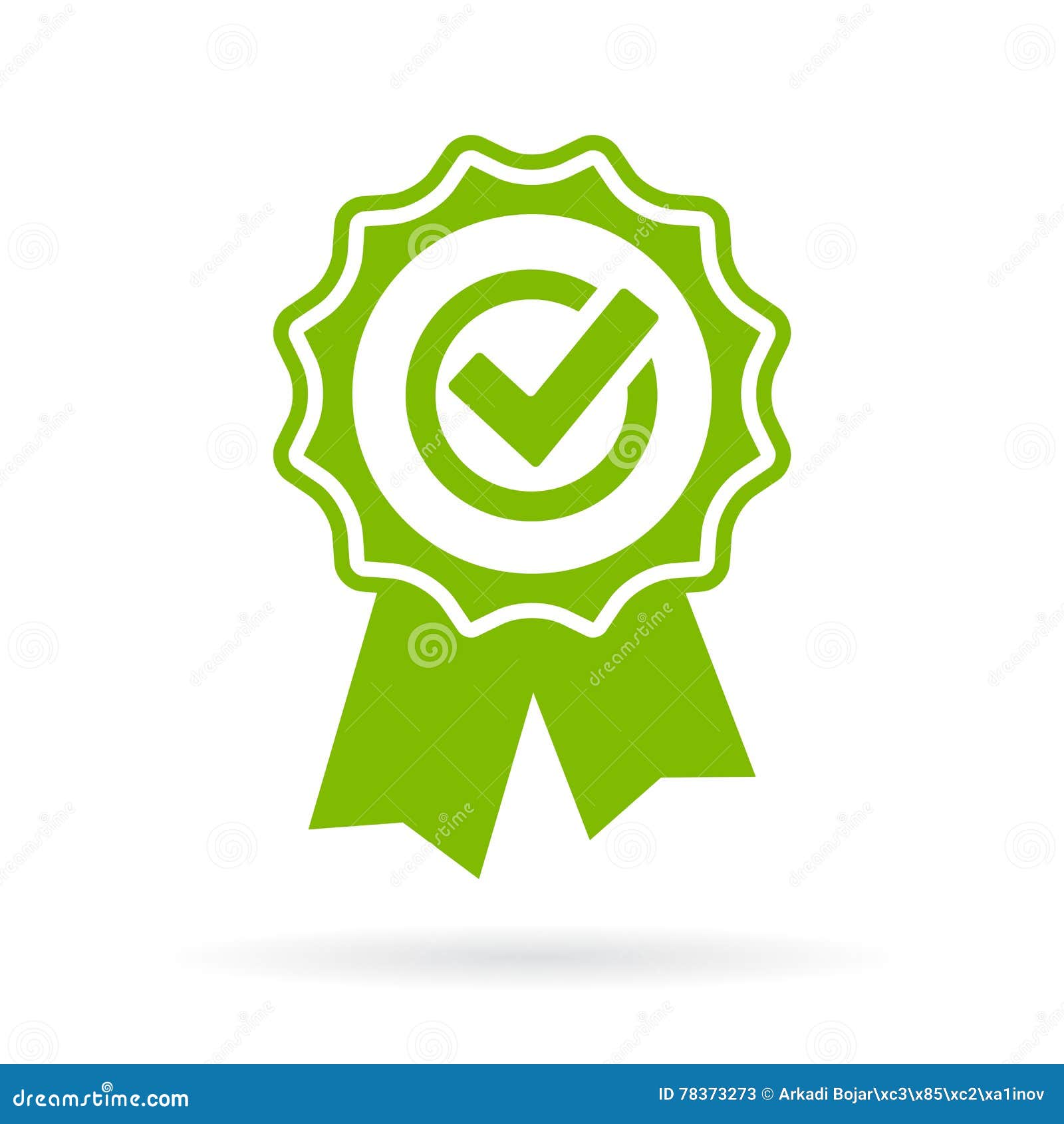 Set Green Approval Check Mark Icons In Circle And Square, Checklist ...