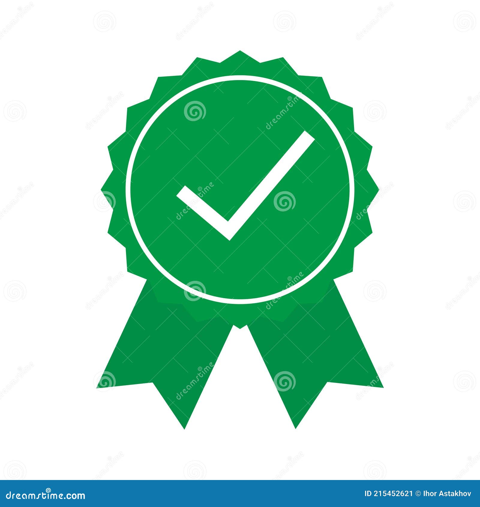 Stamp Check Mark Cartoon Vector | CartoonDealer.com #79383601