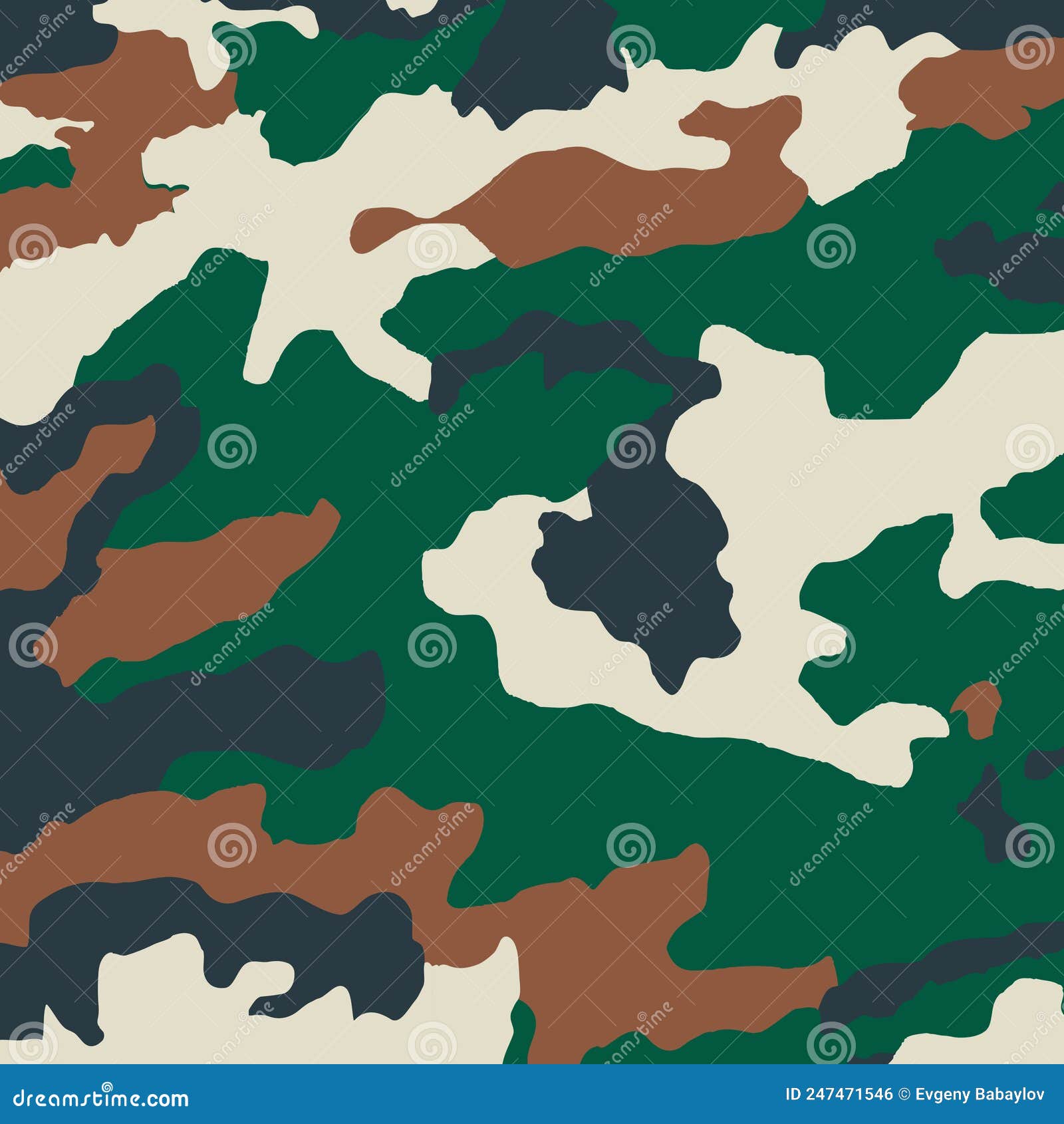 Green Army Flora Background Texture - Vector Illustration Stock Vector ...