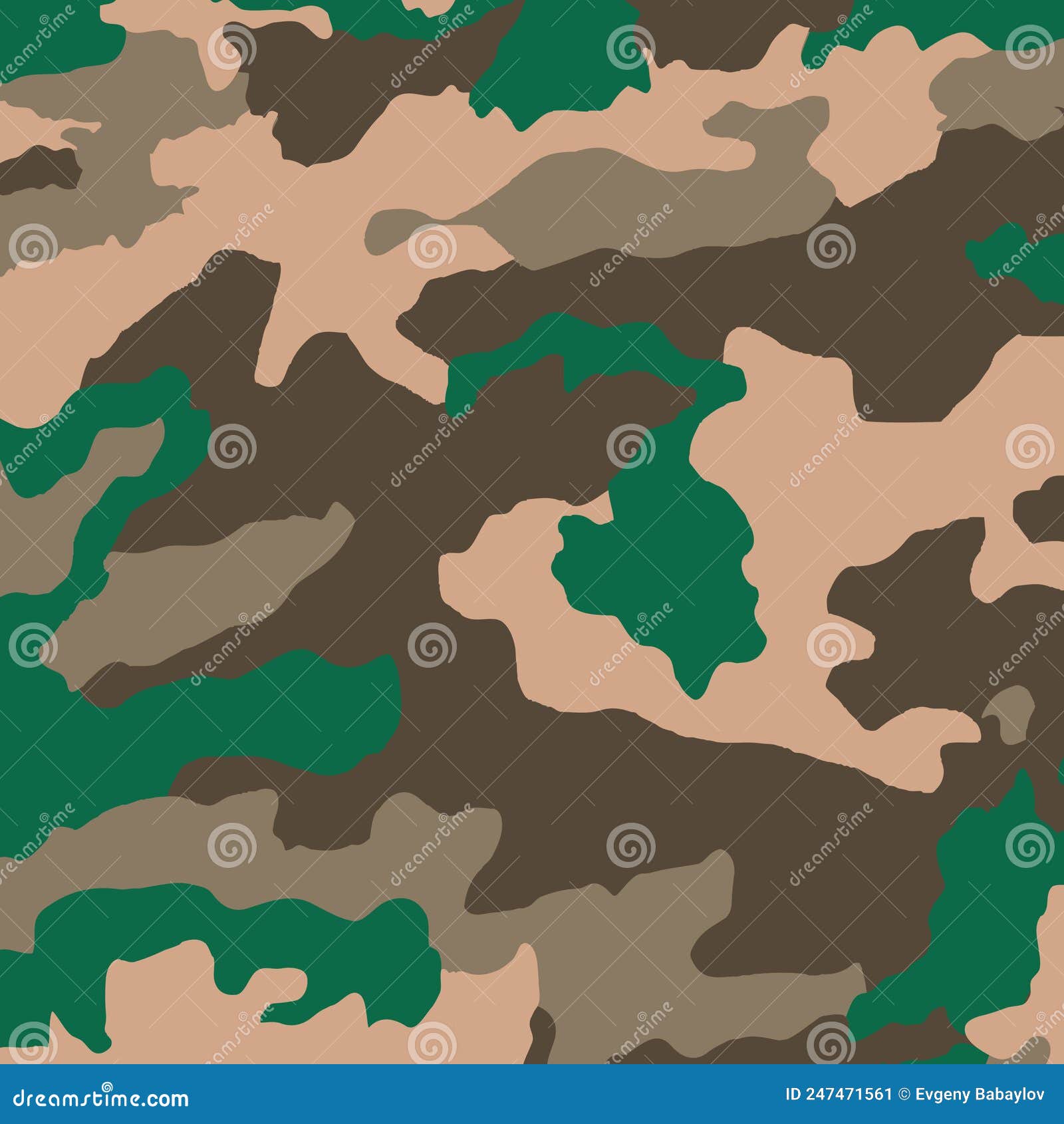 Green Army Flora Background Texture - Vector Illustration Stock Vector ...