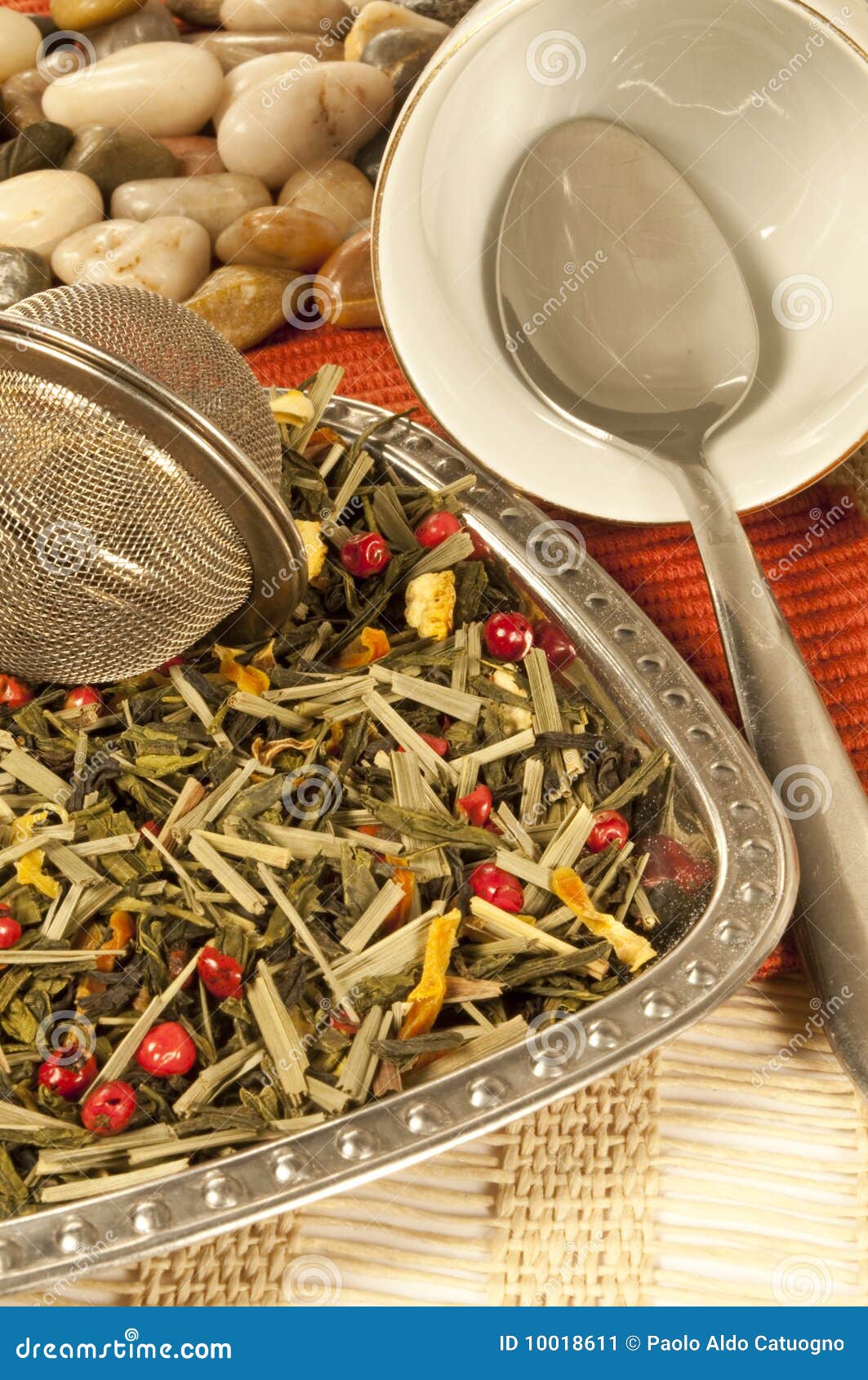 Green aromatic tea stock image. Image of drink, drinking - 10018611