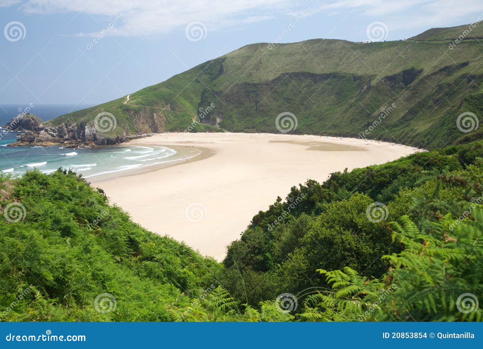 Green Around Torimbia Beach Stock Photo - Image of coast, cape: 20853854