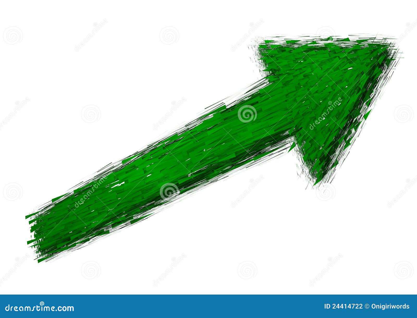 Green arrow stock illustration. Illustration of arrow - 24414722
