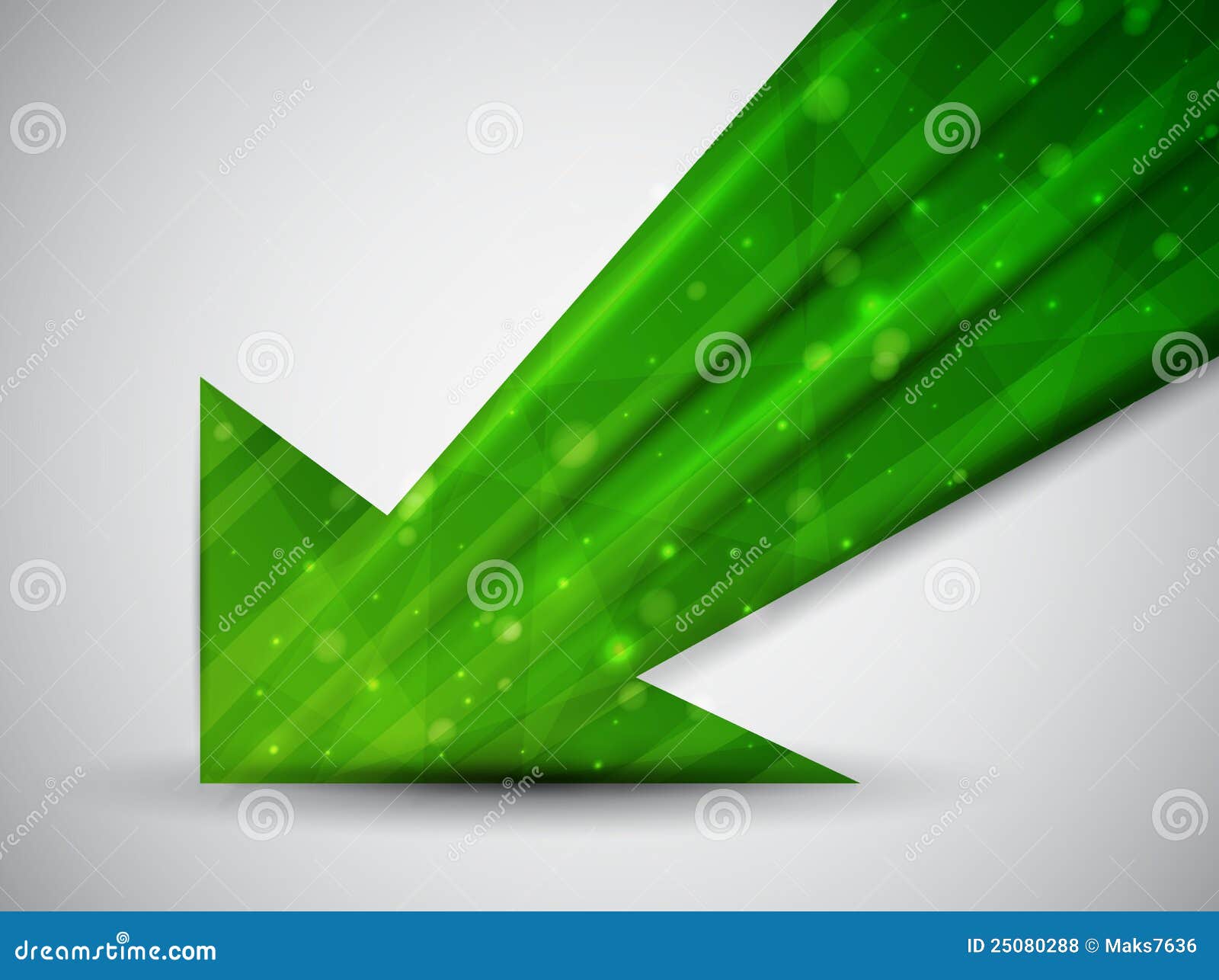 Green arrow stock vector. Illustration of development - 25080288