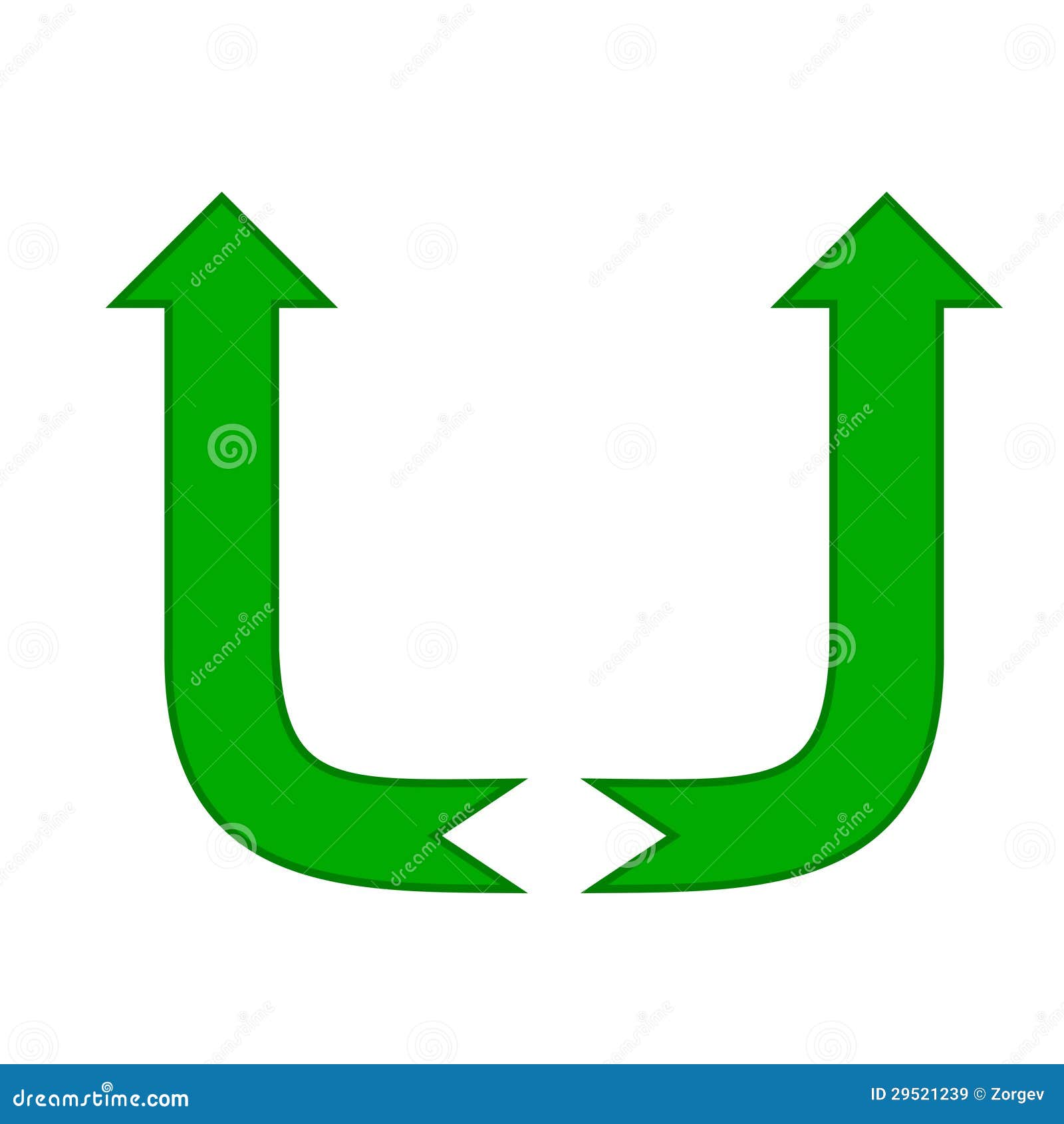 Green arrow stock vector. Illustration of design, navigation - 29521239