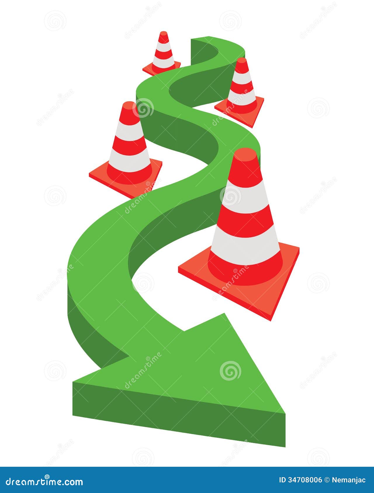 Cones Arrow Stock Illustrations – 417 Cones Arrow Stock Illustrations ...