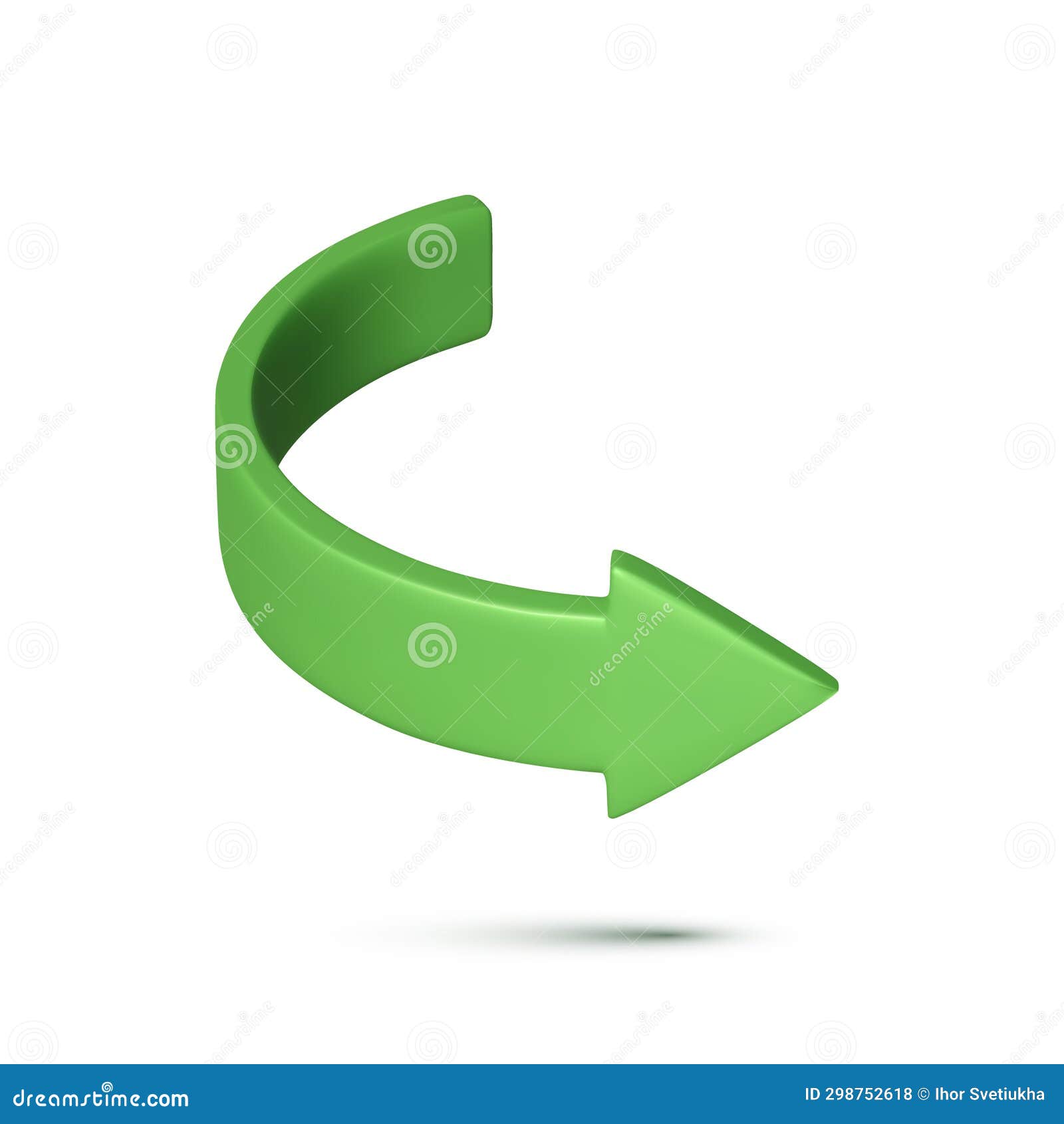 Icon Of Right Rectangular Arrow. Vector Illustration Isolated On White ...