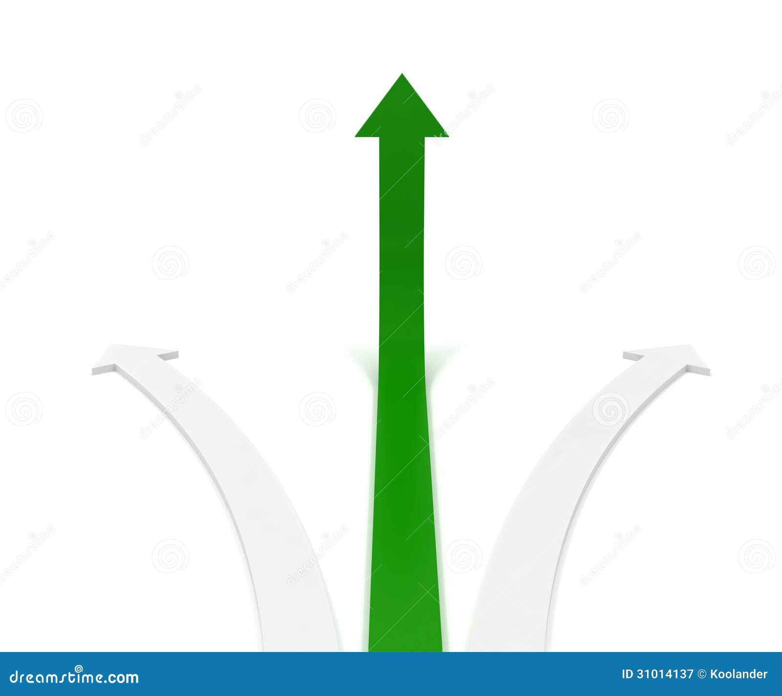 Green arrow increase stock illustration. Illustration of isolated ...