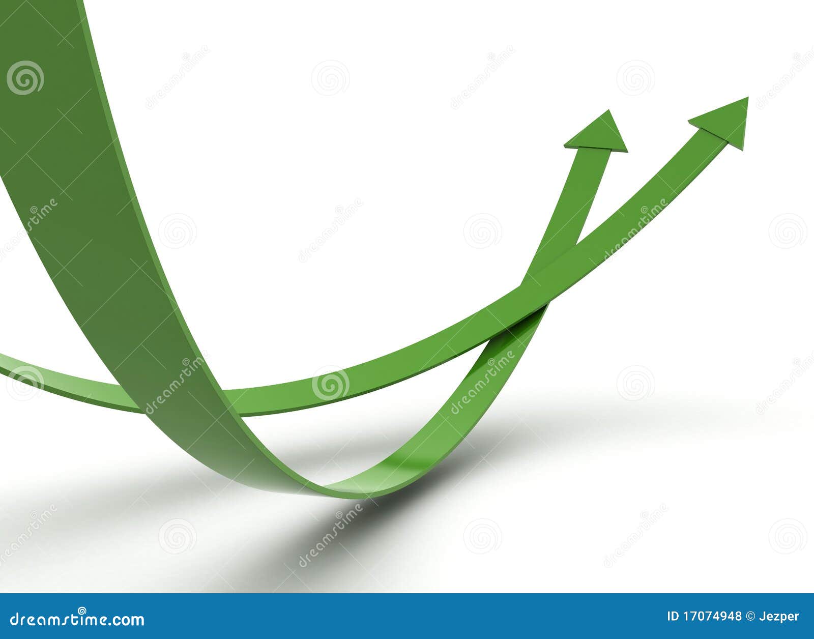 Green arrows illustration stock illustration. Illustration of graphic ...