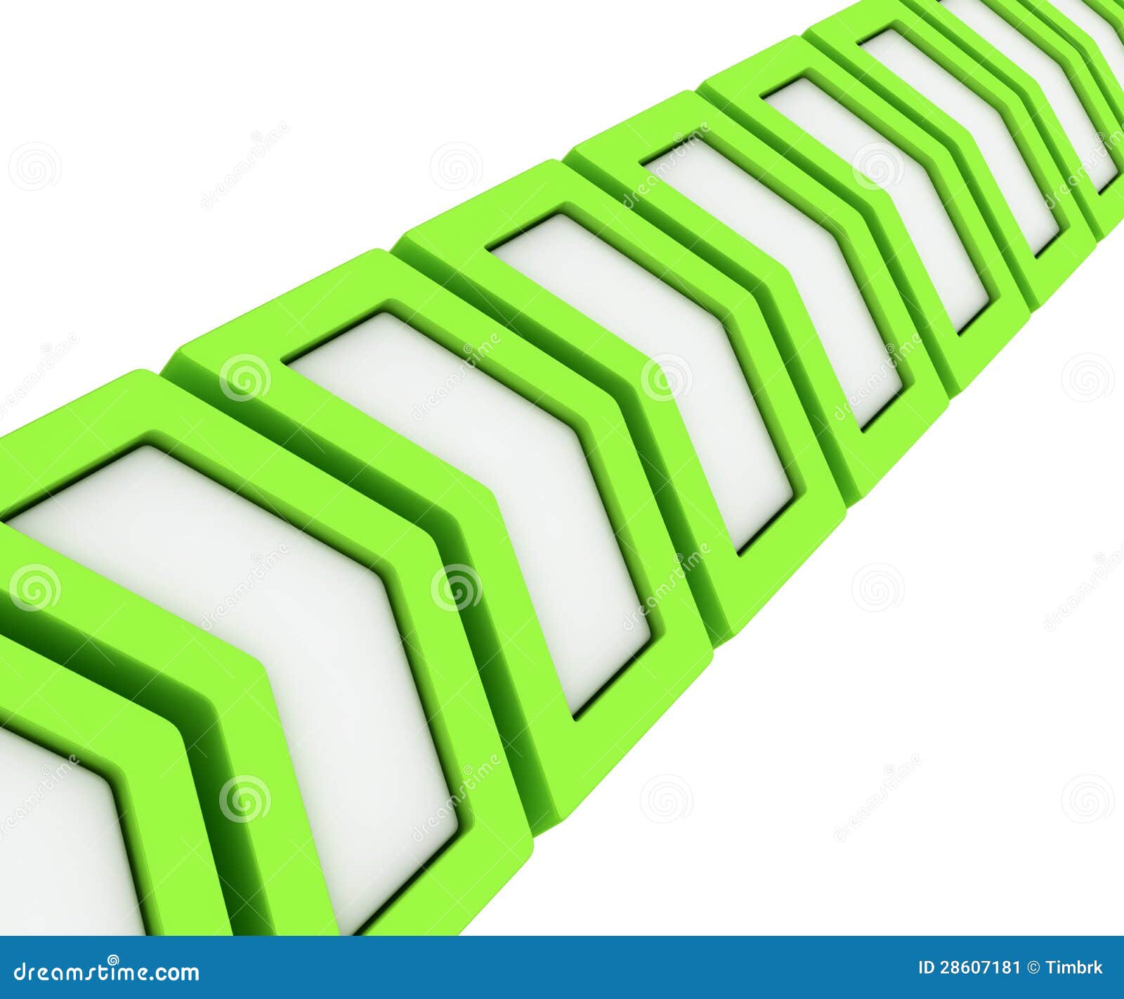 Green arrows in a line stock illustration. Illustration of shape - 28607181