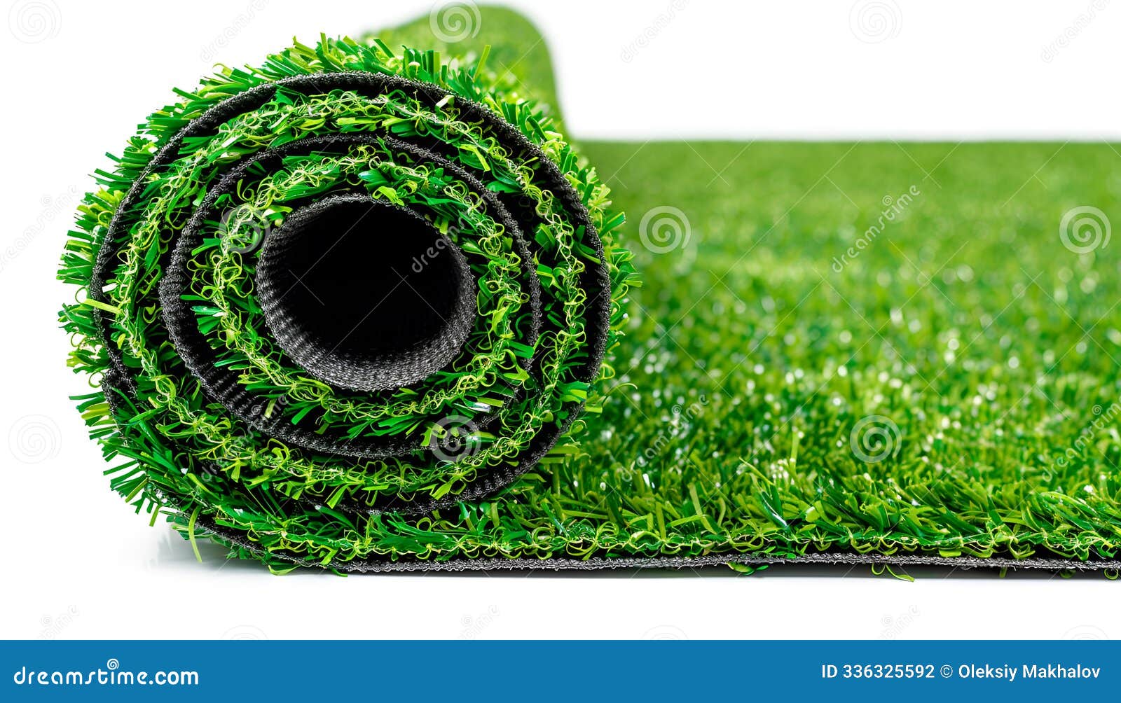 Green Artificial Turf Rolled. Probes Examples of Artificial Turf, Floor ...